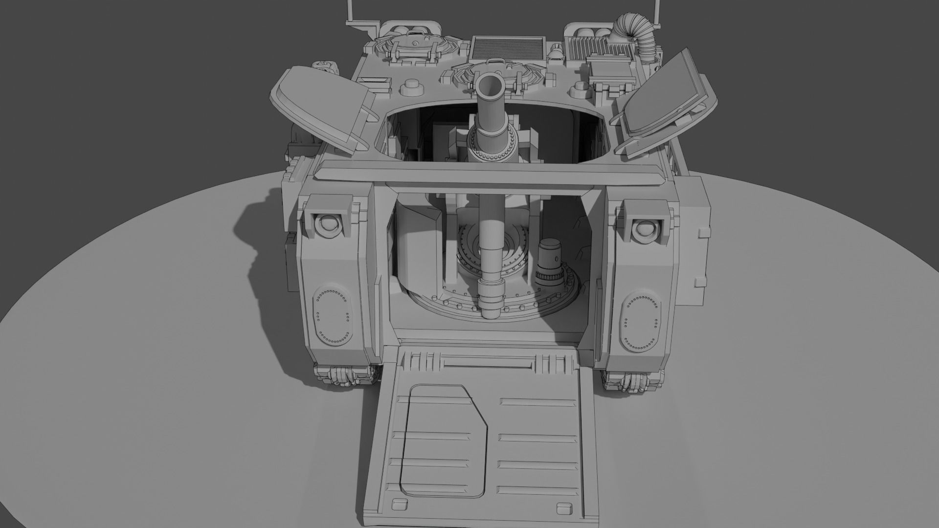 IDF Cardom Mortar 3D model 3D printable | CGTrader