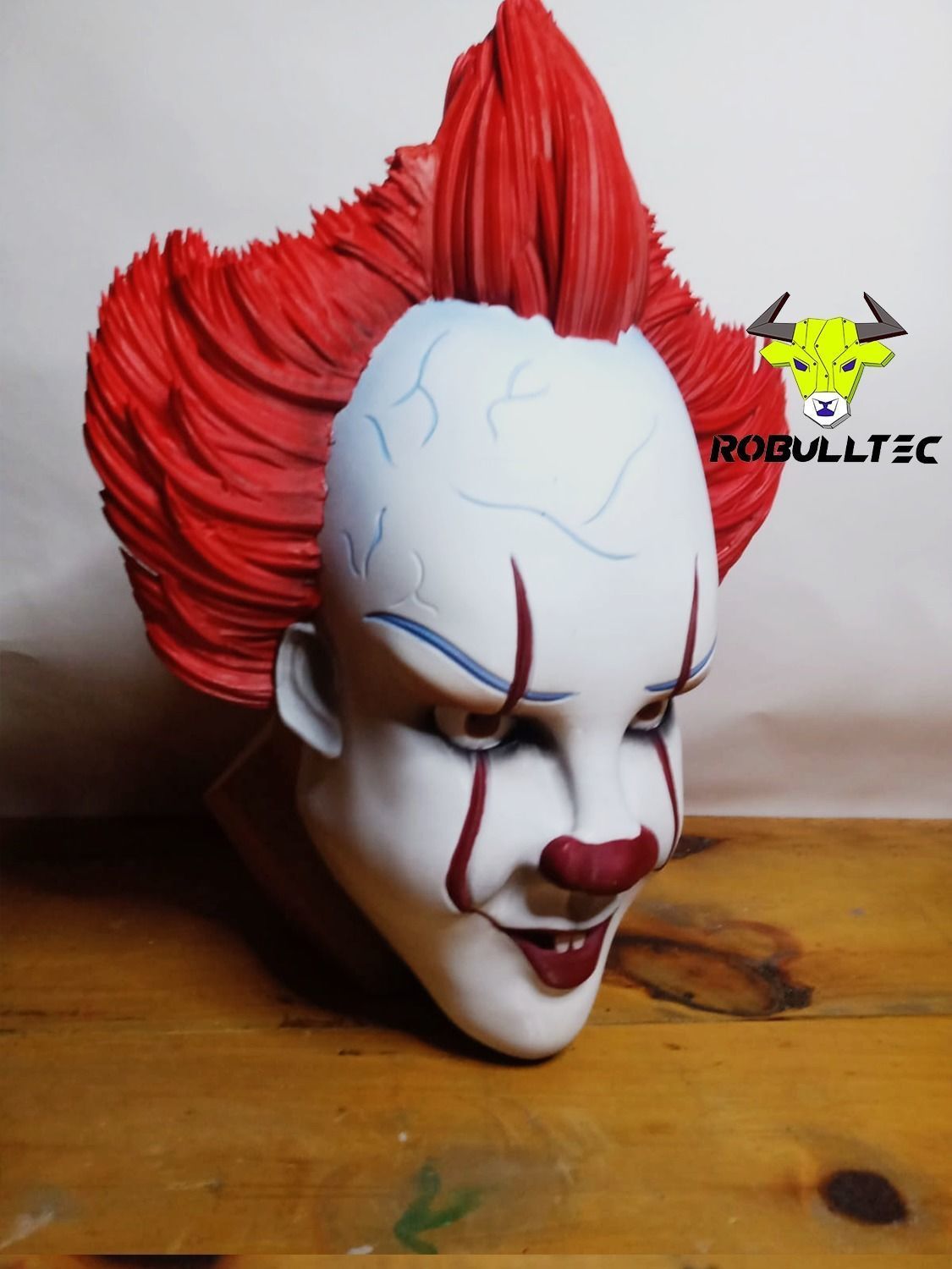 Pennywise Mask It 3D model 3D printable | CGTrader