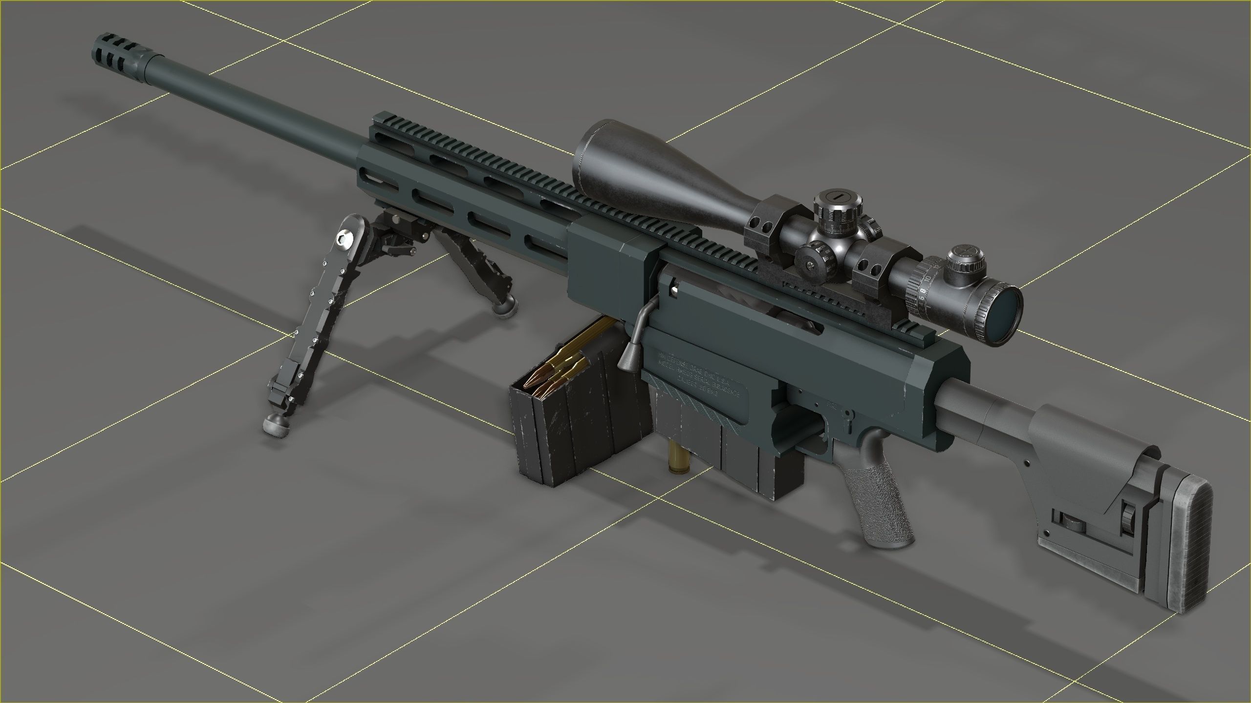 3D model HM Defense - HM50B VR / AR / low-poly | CGTrader
