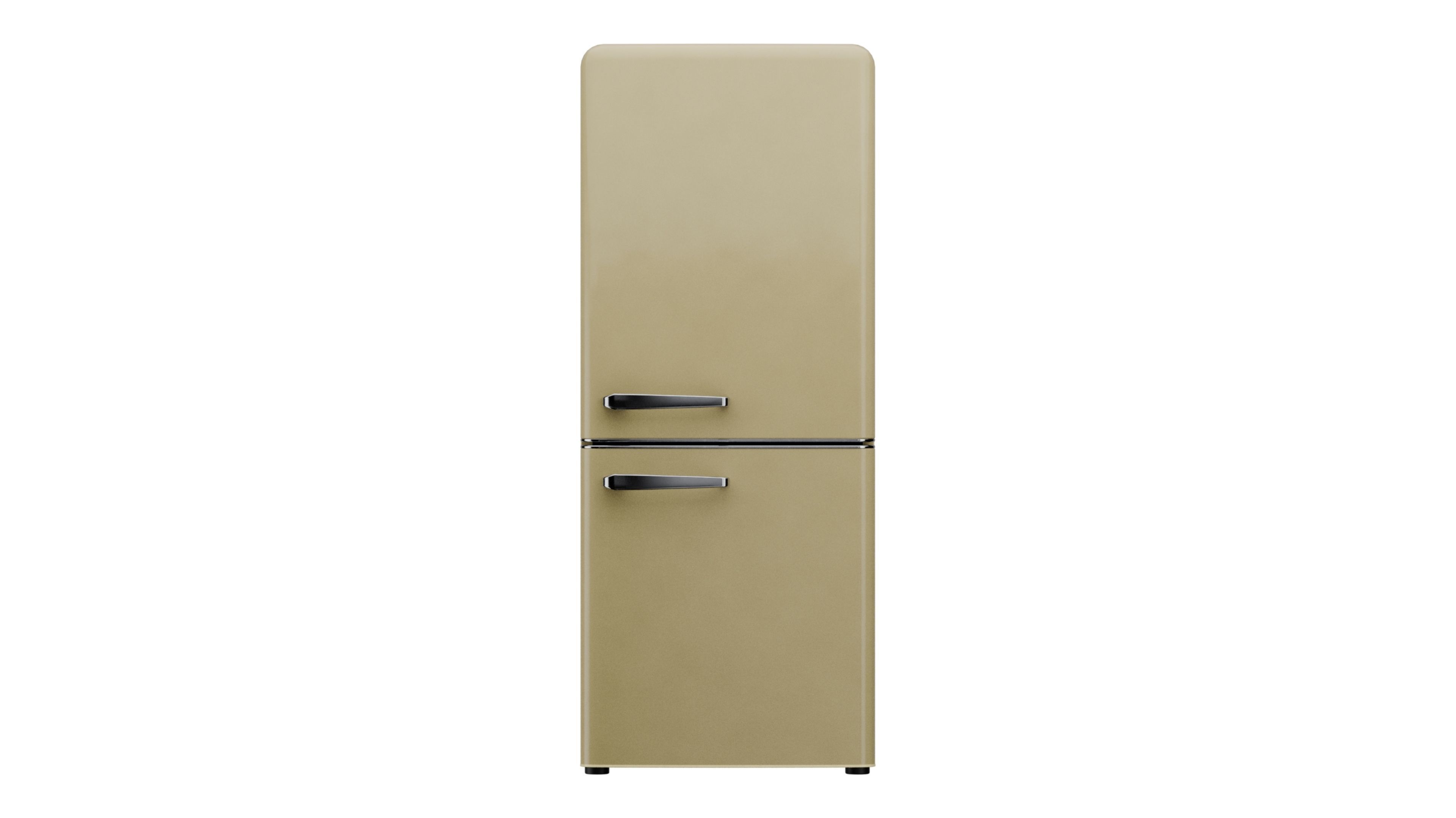 Retro Vintage Fridge Exterior free 3D model | CGTrader
