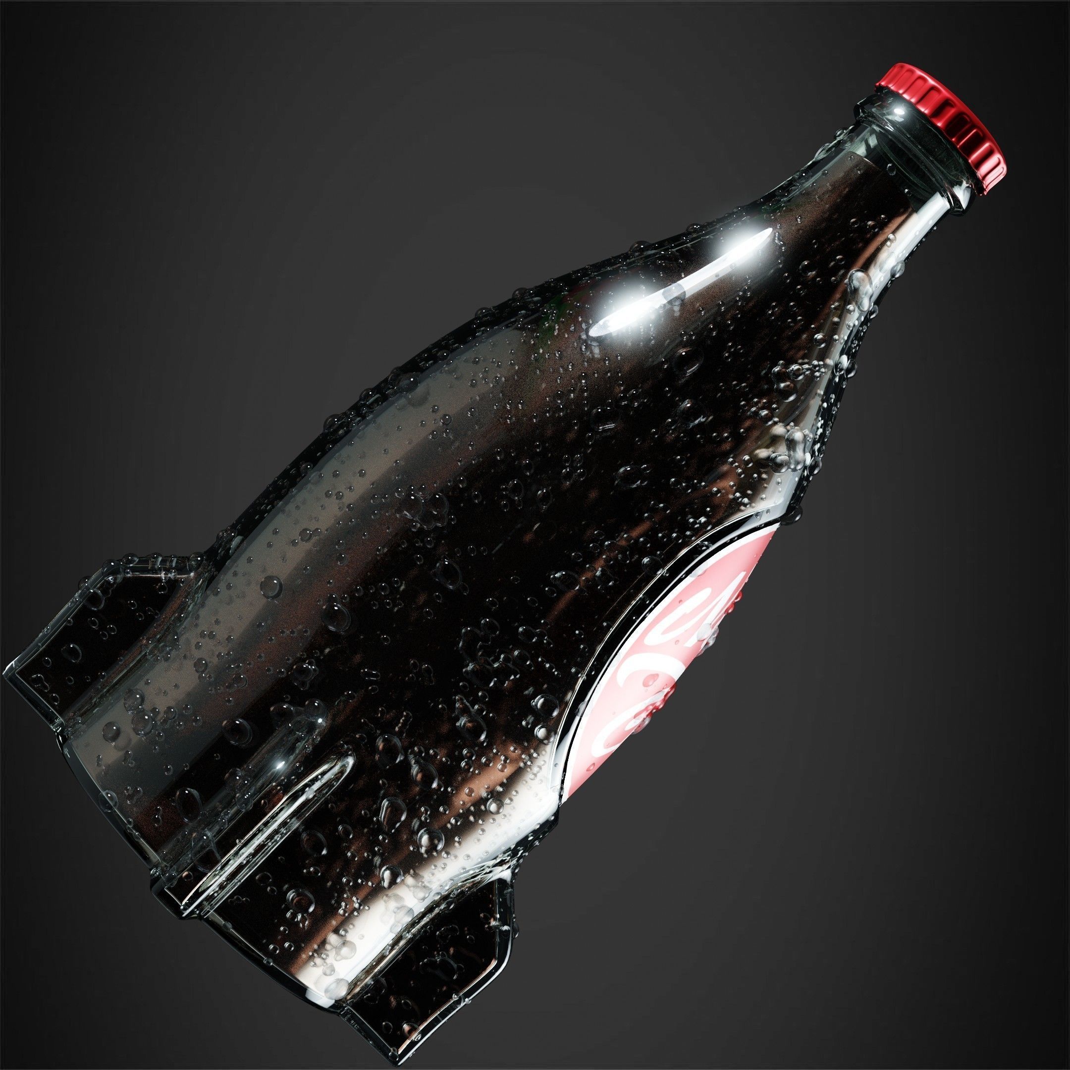 Fallout Nuka-Cola Bottle 3D model 3D printable | CGTrader
