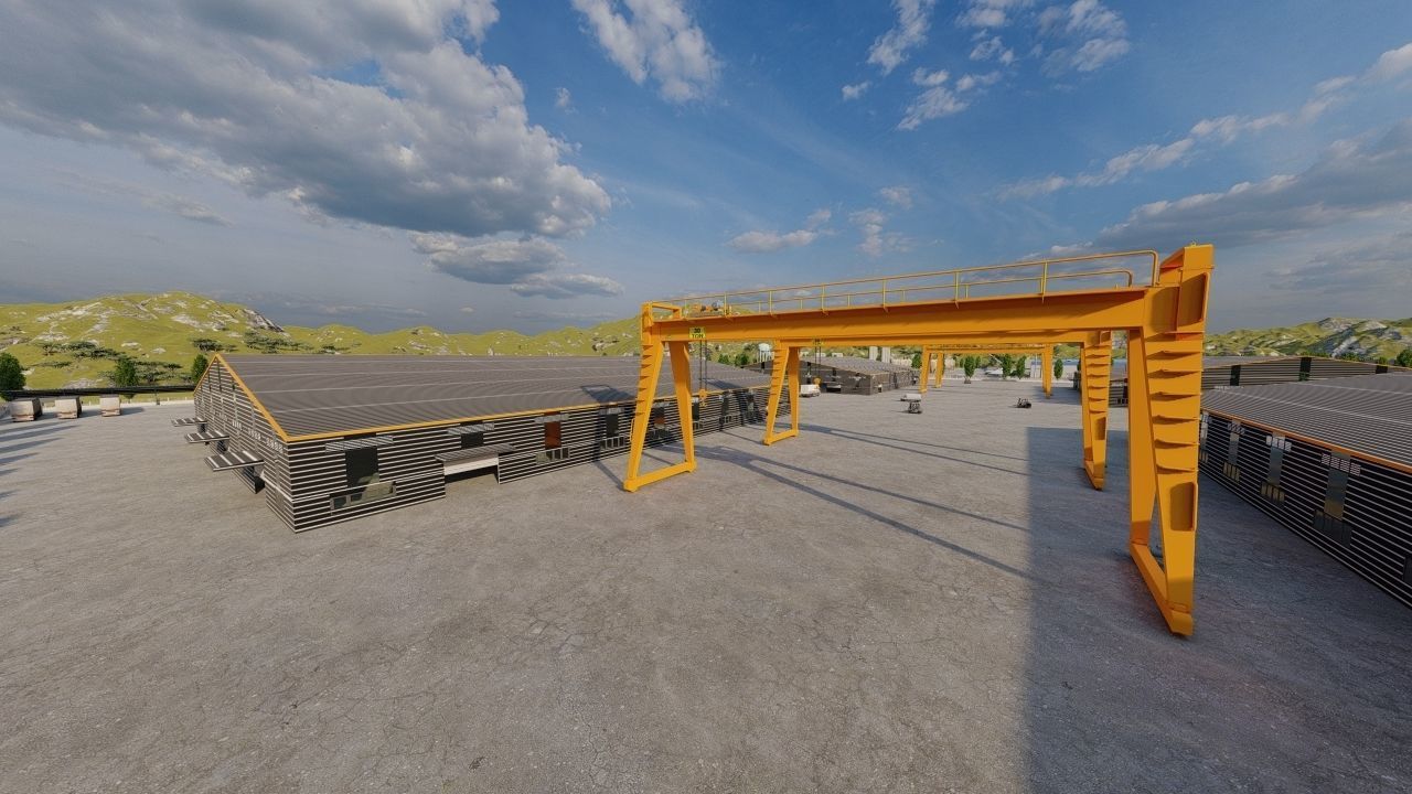 Industrial Factory-Factory building 3D model animated rigged | CGTrader