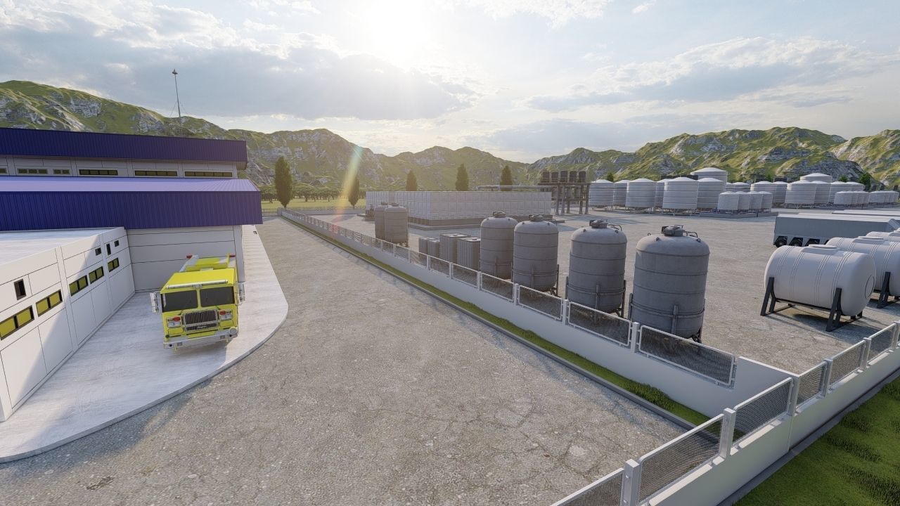 Industrial Factory-Factory building 3D model animated rigged | CGTrader