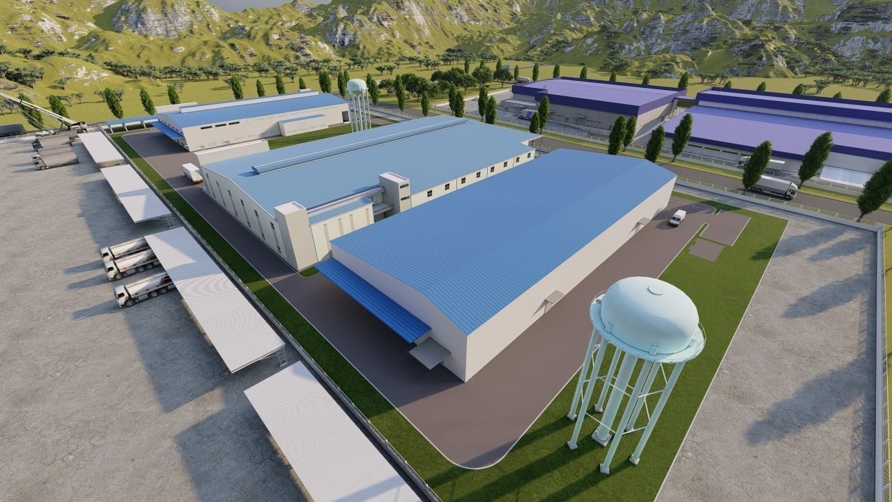 Industrial Factory-Factory building 3D model animated rigged | CGTrader