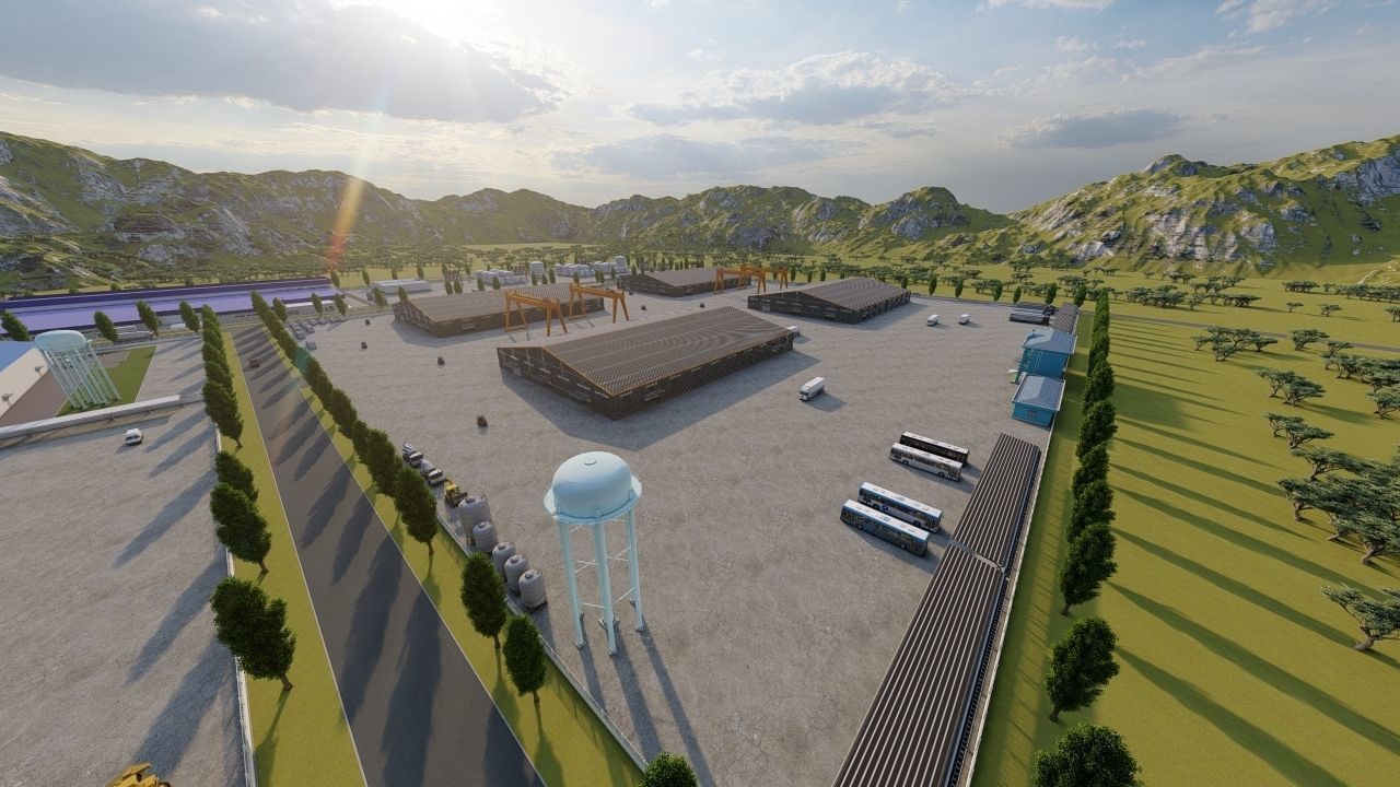 Industrial Factory-Factory building 3D model animated rigged | CGTrader