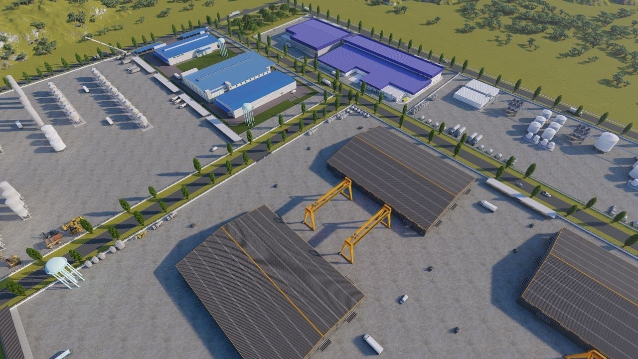 Industrial Factory-Factory building 3D model animated rigged | CGTrader