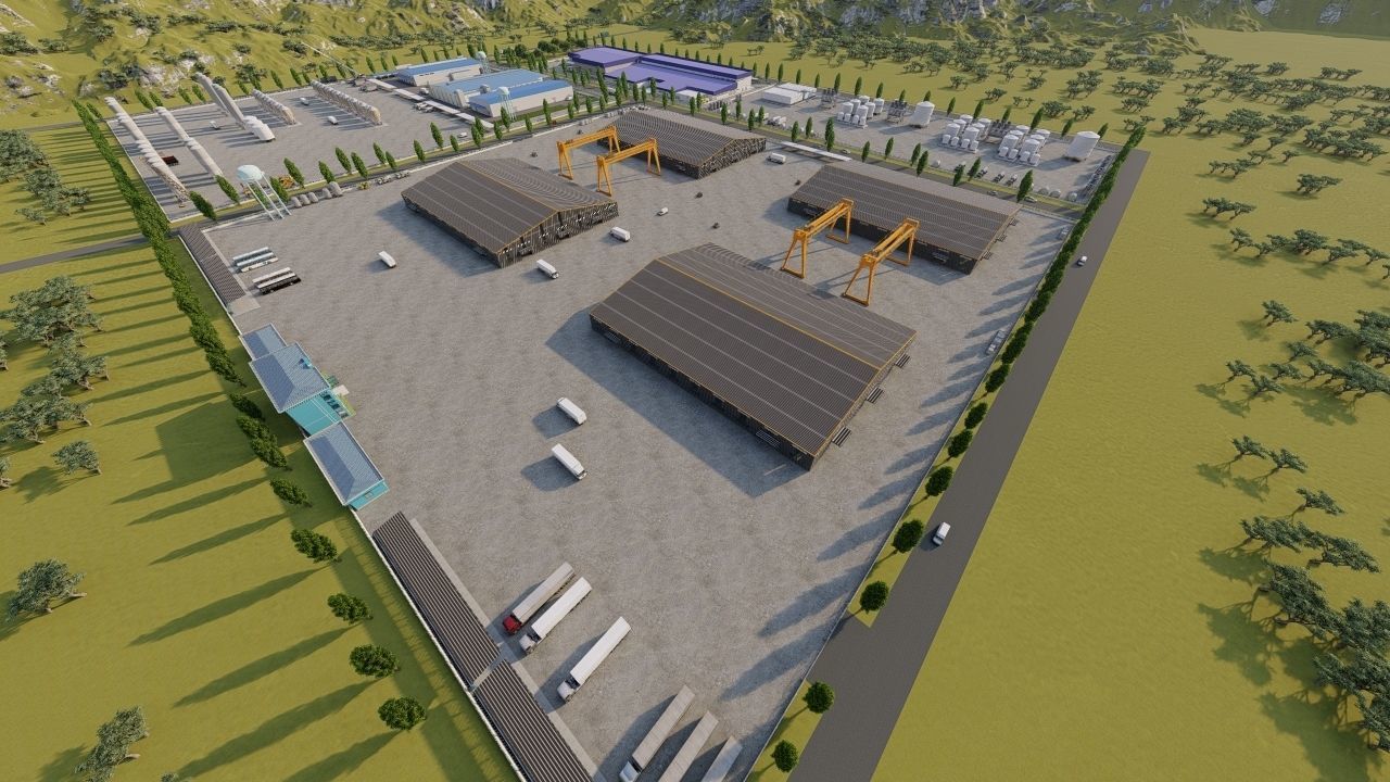 Industrial Factory-Factory building 3D model animated rigged | CGTrader