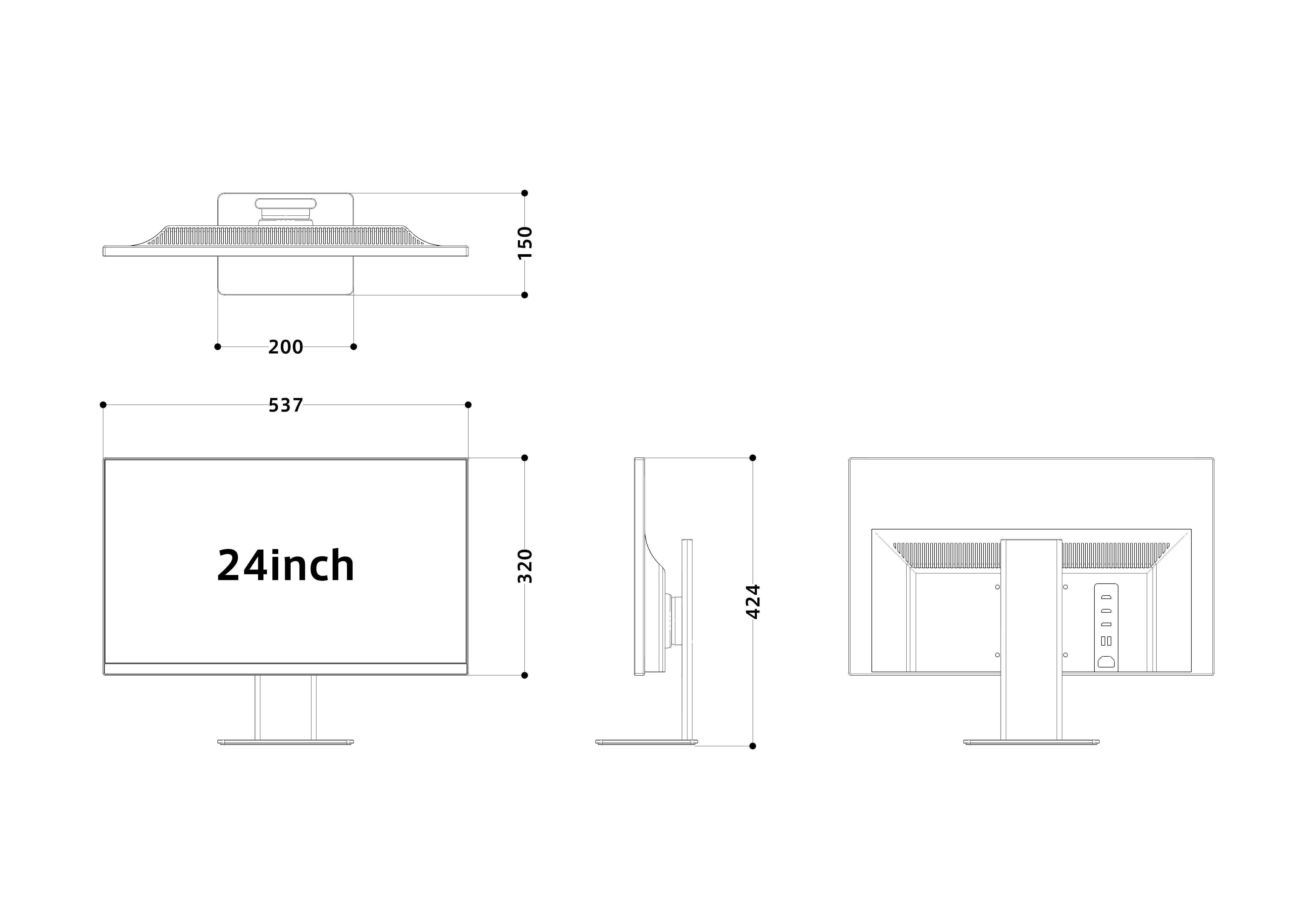 24 inch original Monitor 3D model | CGTrader