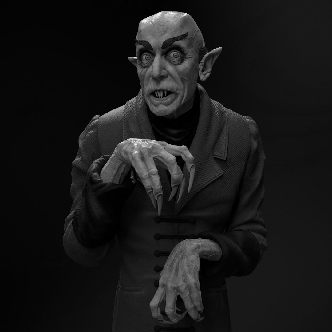 Nosferatu 3D model 3D printable | CGTrader