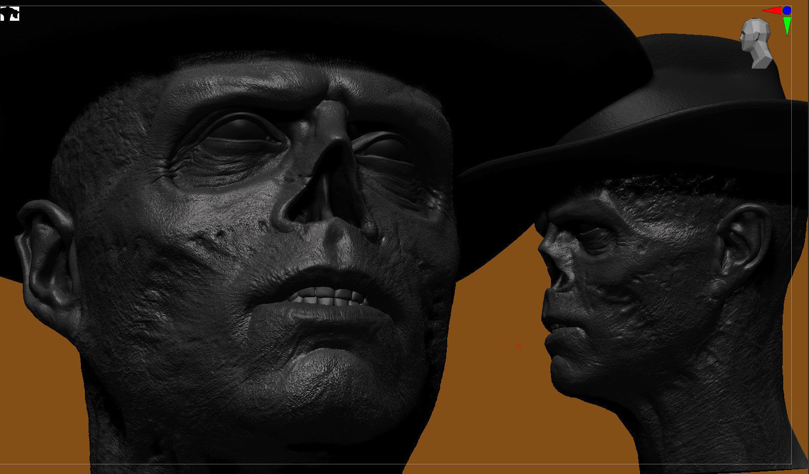 Fallout-The Ghoul Head 3D model 3D printable | CGTrader