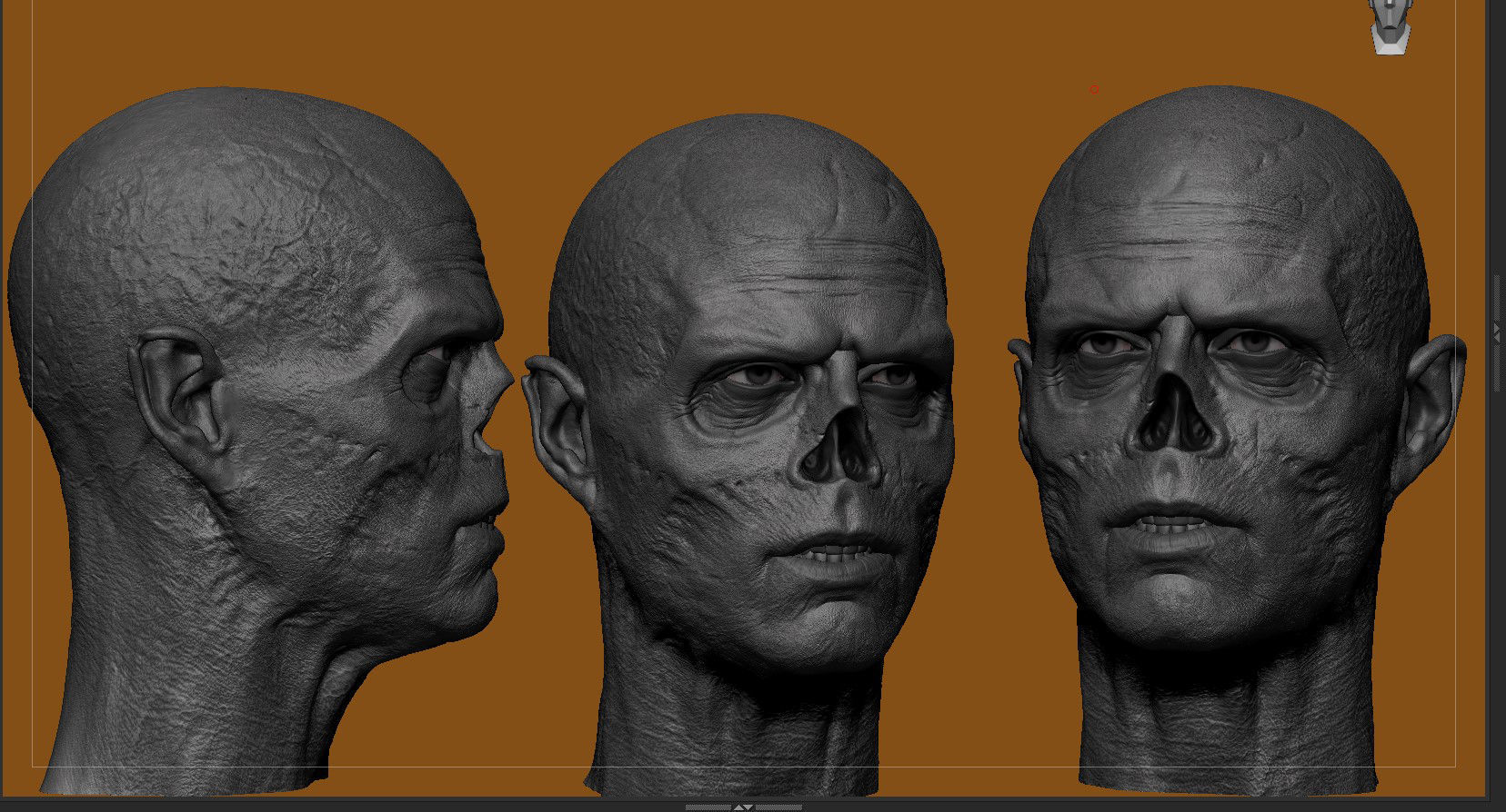 Fallout-The Ghoul Head 3D model 3D printable | CGTrader
