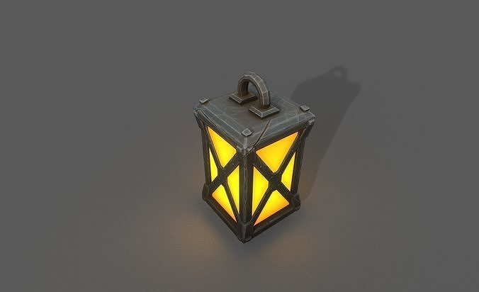 Stylized lamp free VR / AR / low-poly 3D model | CGTrader