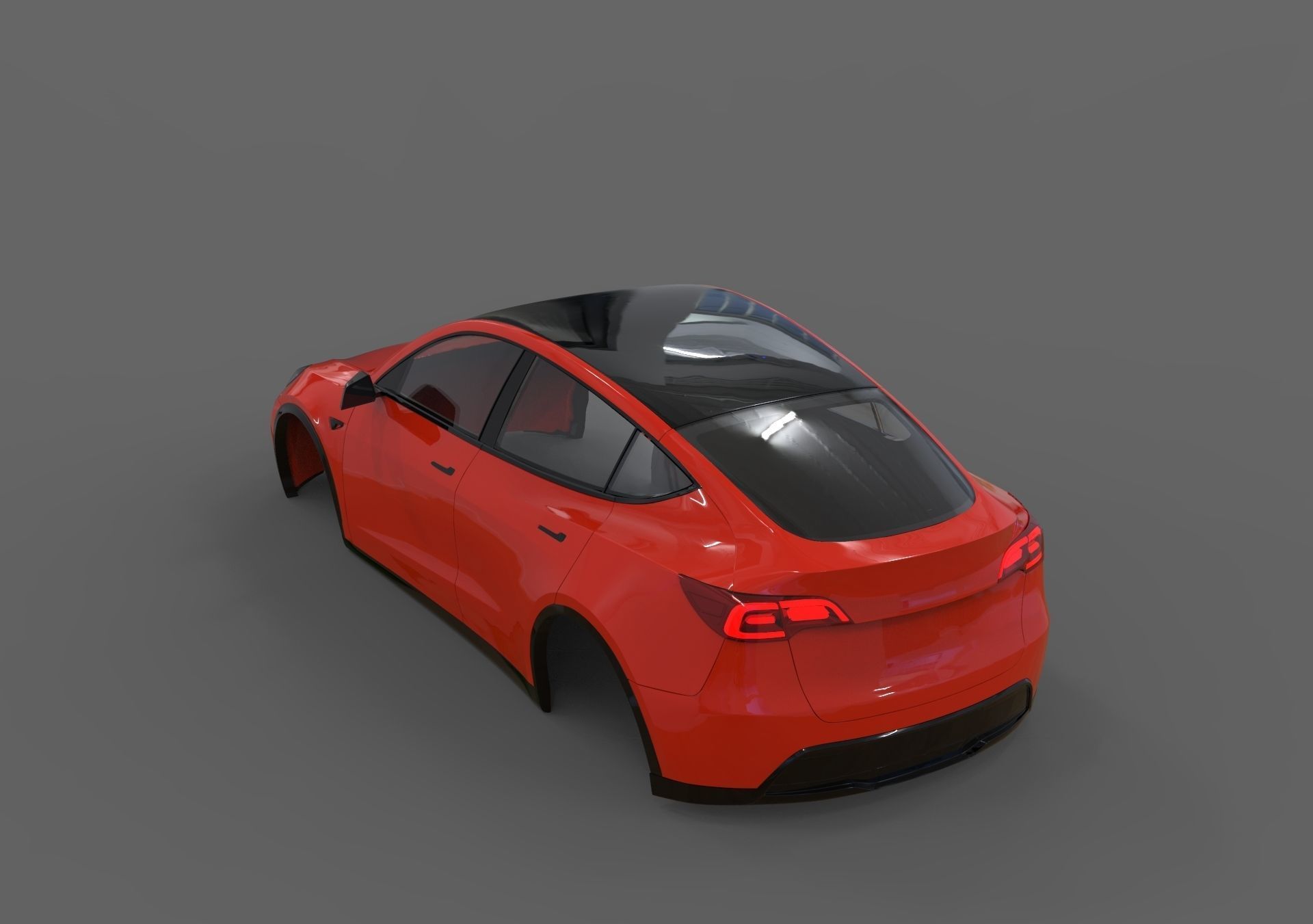 Tesla model y Rc body shell 3D model 3D printable | CGTrader