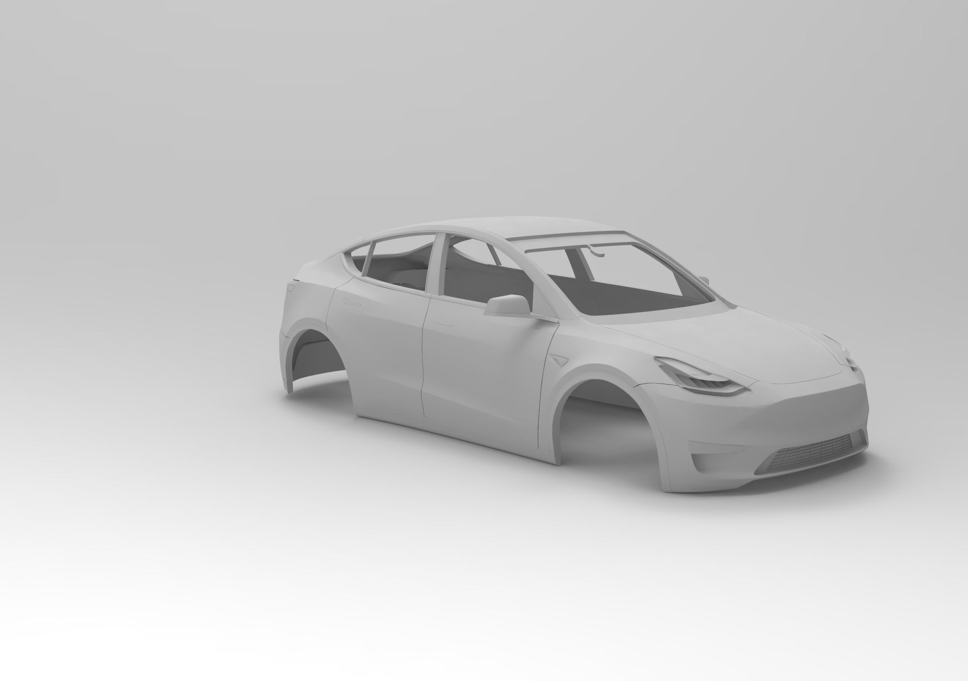 Tesla model y Rc body shell 3D model 3D printable | CGTrader