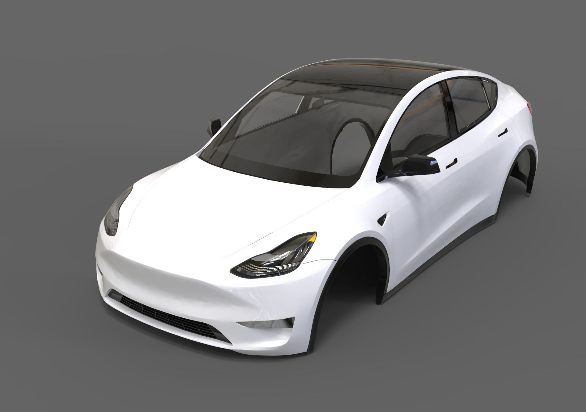 Tesla model y Rc body shell 3D model 3D printable | CGTrader