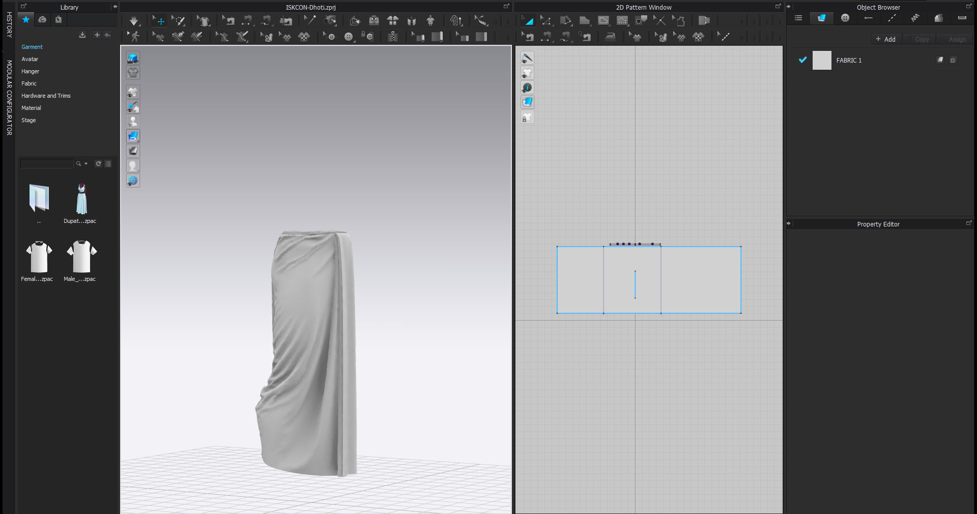 ISKCON TEMPLE STYLE DHOTI OUTFIT 3D model | CGTrader