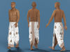 ISKCON TEMPLE STYLE DHOTI OUTFIT 3D model | CGTrader