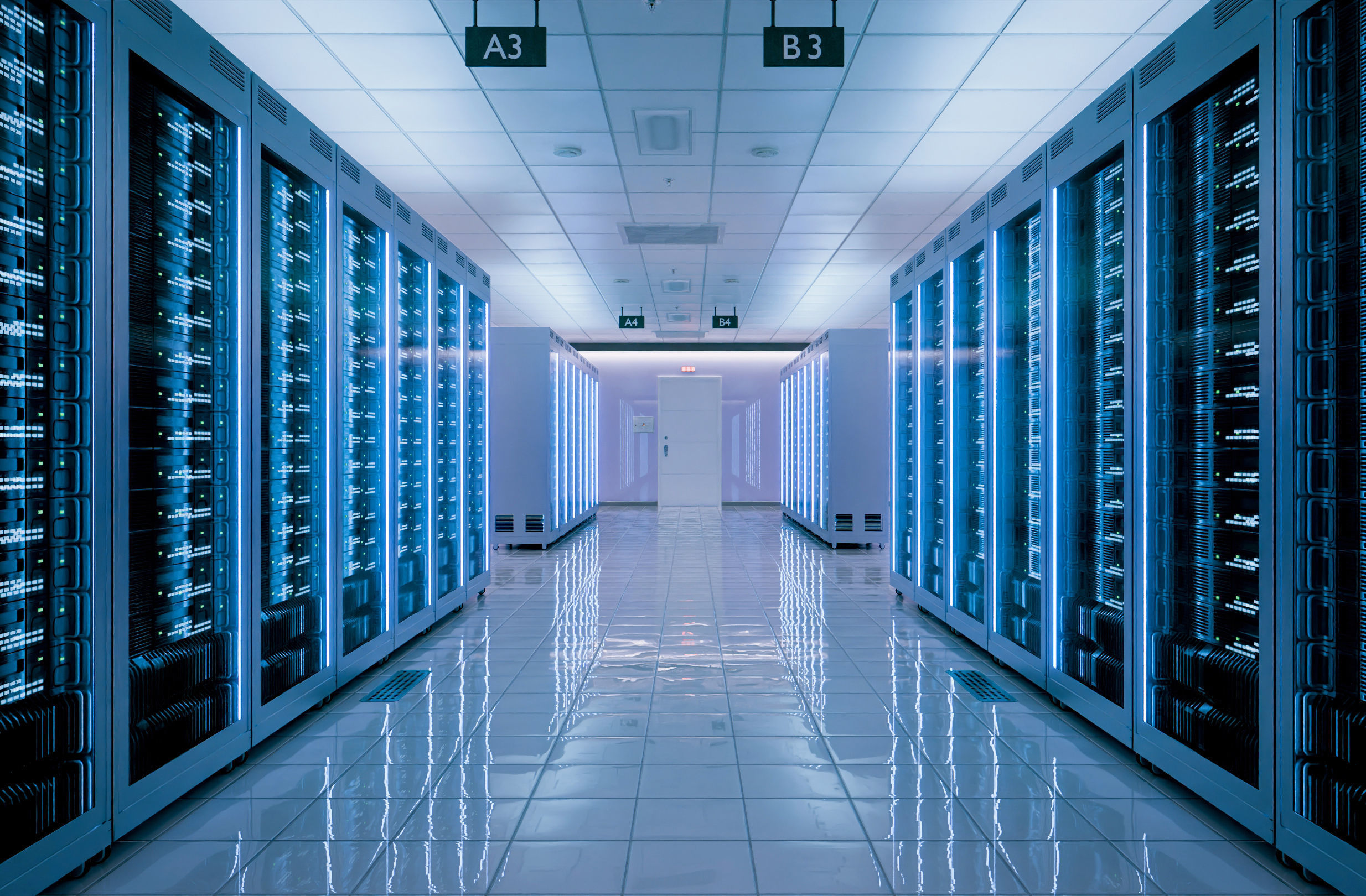 3D model Server Room Scene VR / AR / low-poly | CGTrader