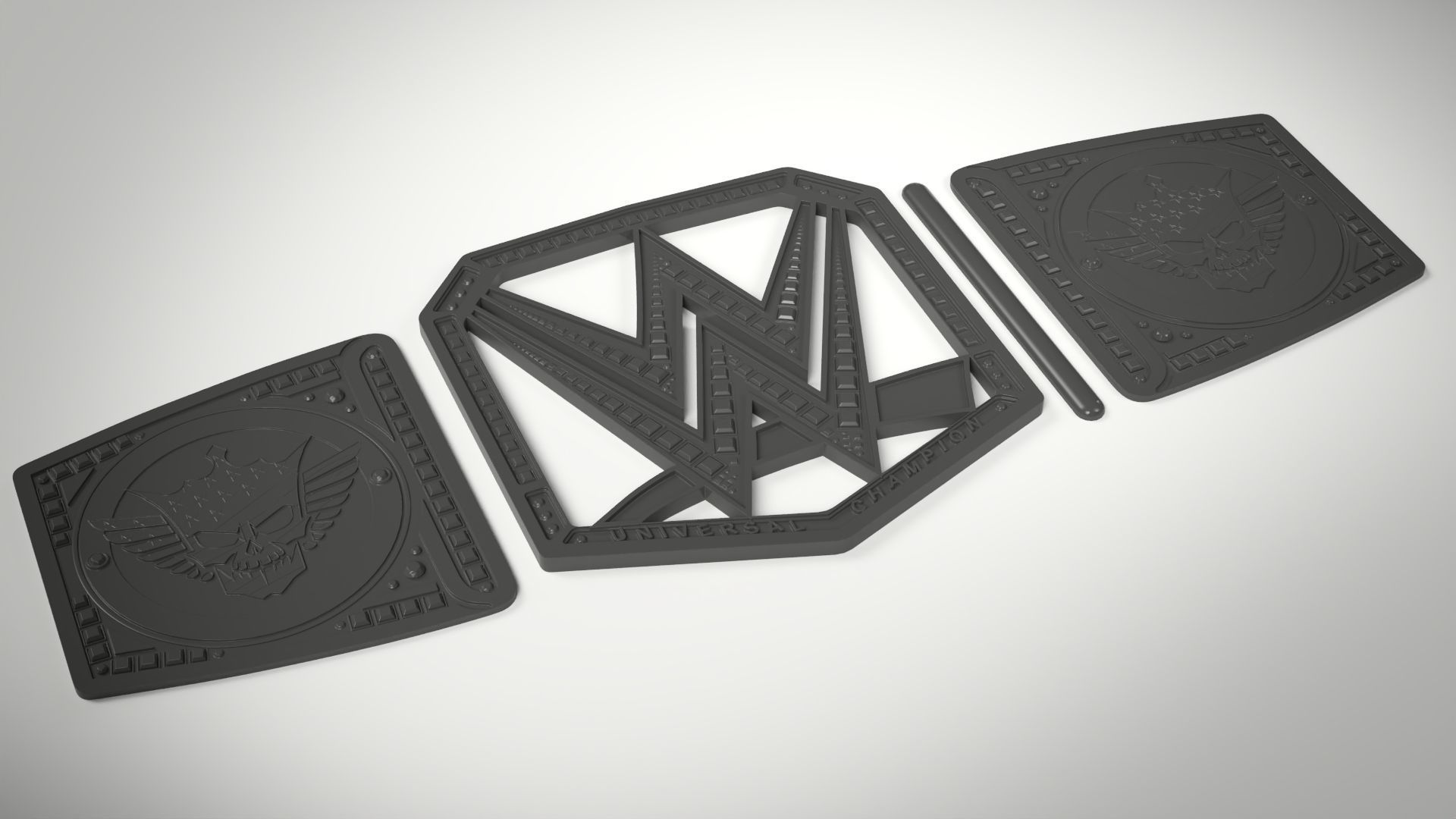 WWE Cody Rhodes Belt 3D model 3D printable | CGTrader