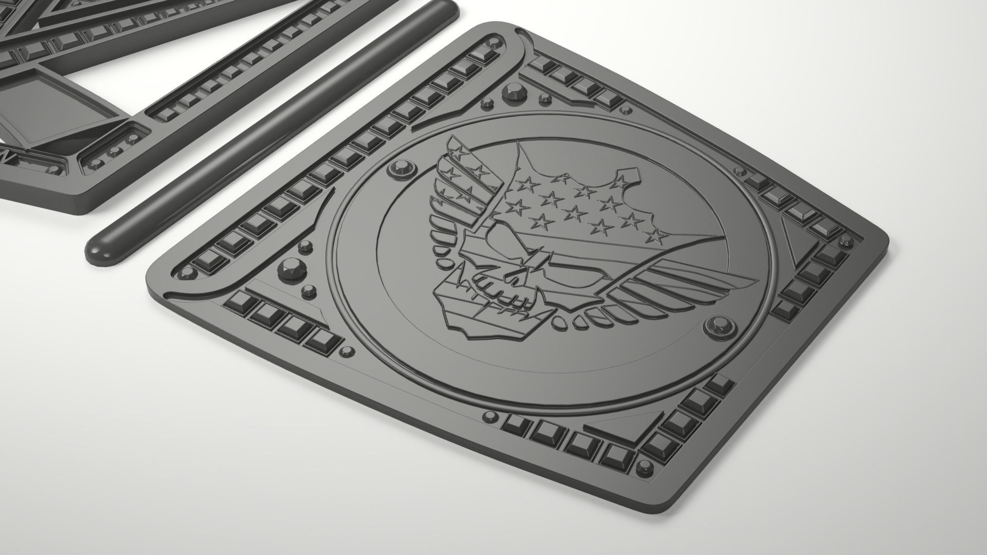 WWE Cody Rhodes Belt 3D model 3D printable | CGTrader