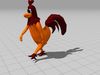 Chicken Cartoon 3d model rig and animations in blender free 3D model ...