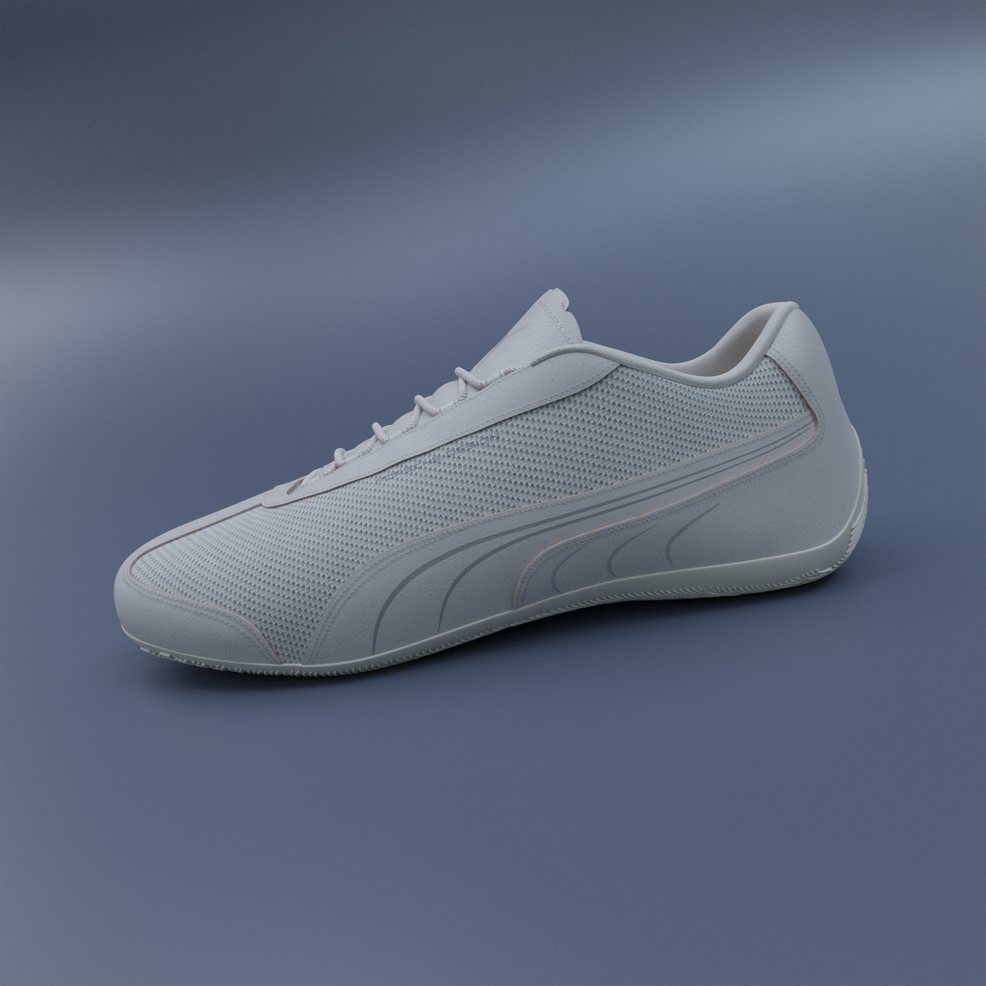 3D model Puma Porsche SpeedCat Sneakers in 3 Colors VR / AR / low-poly ...