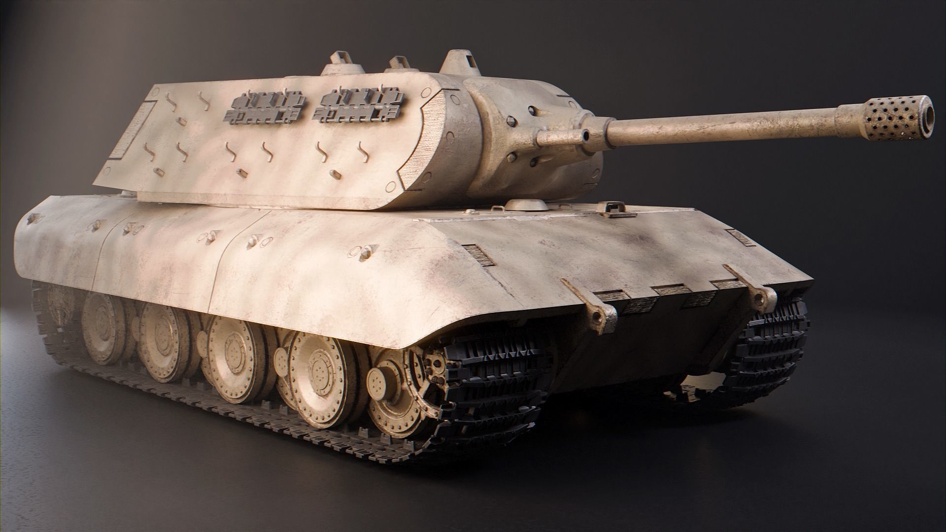 3D model Panzer E100 - WW2 German Heavy Tank VR / AR / low-poly | CGTrader