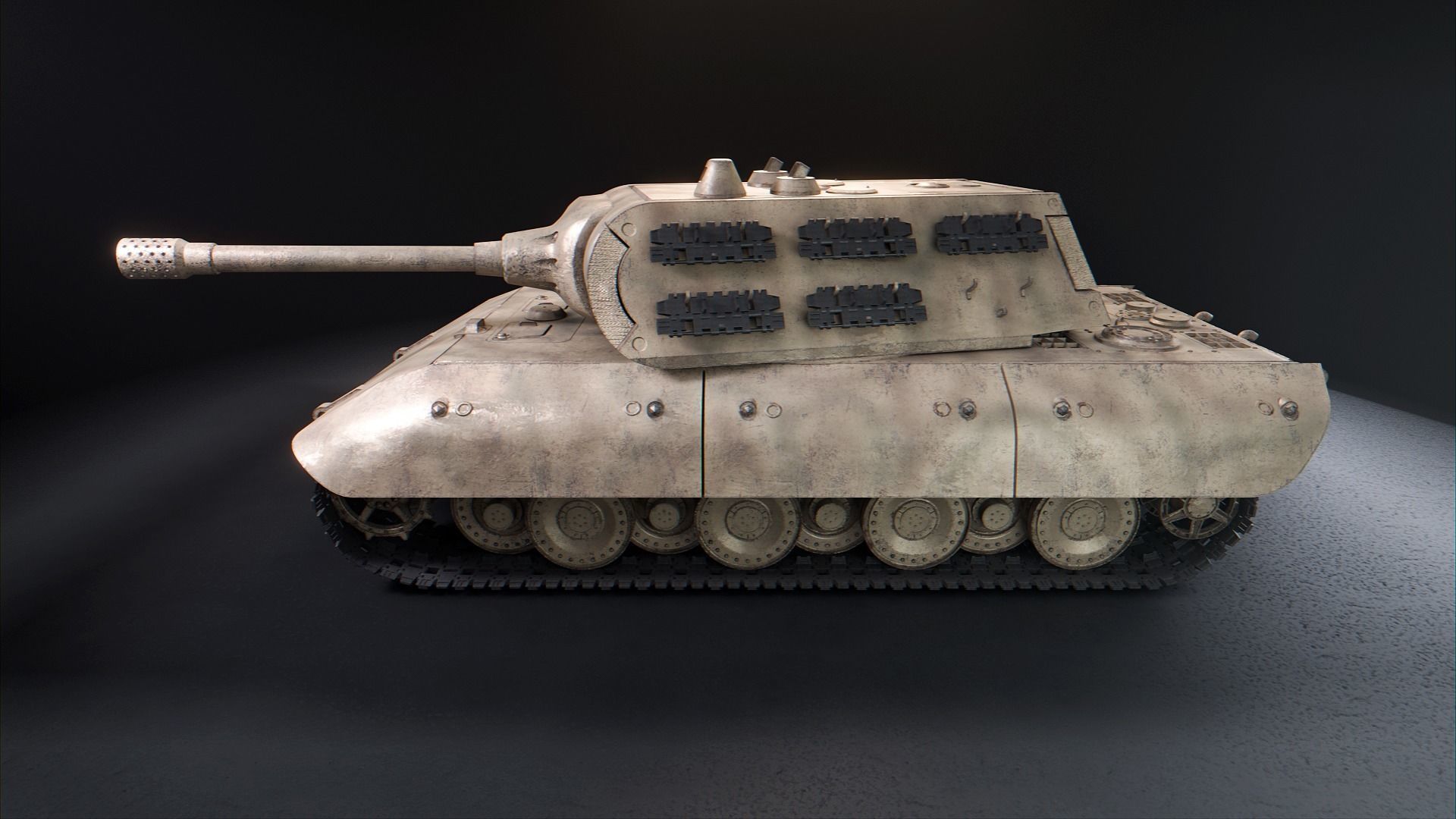 3D model Panzer E100 - WW2 German Heavy Tank VR / AR / low-poly | CGTrader