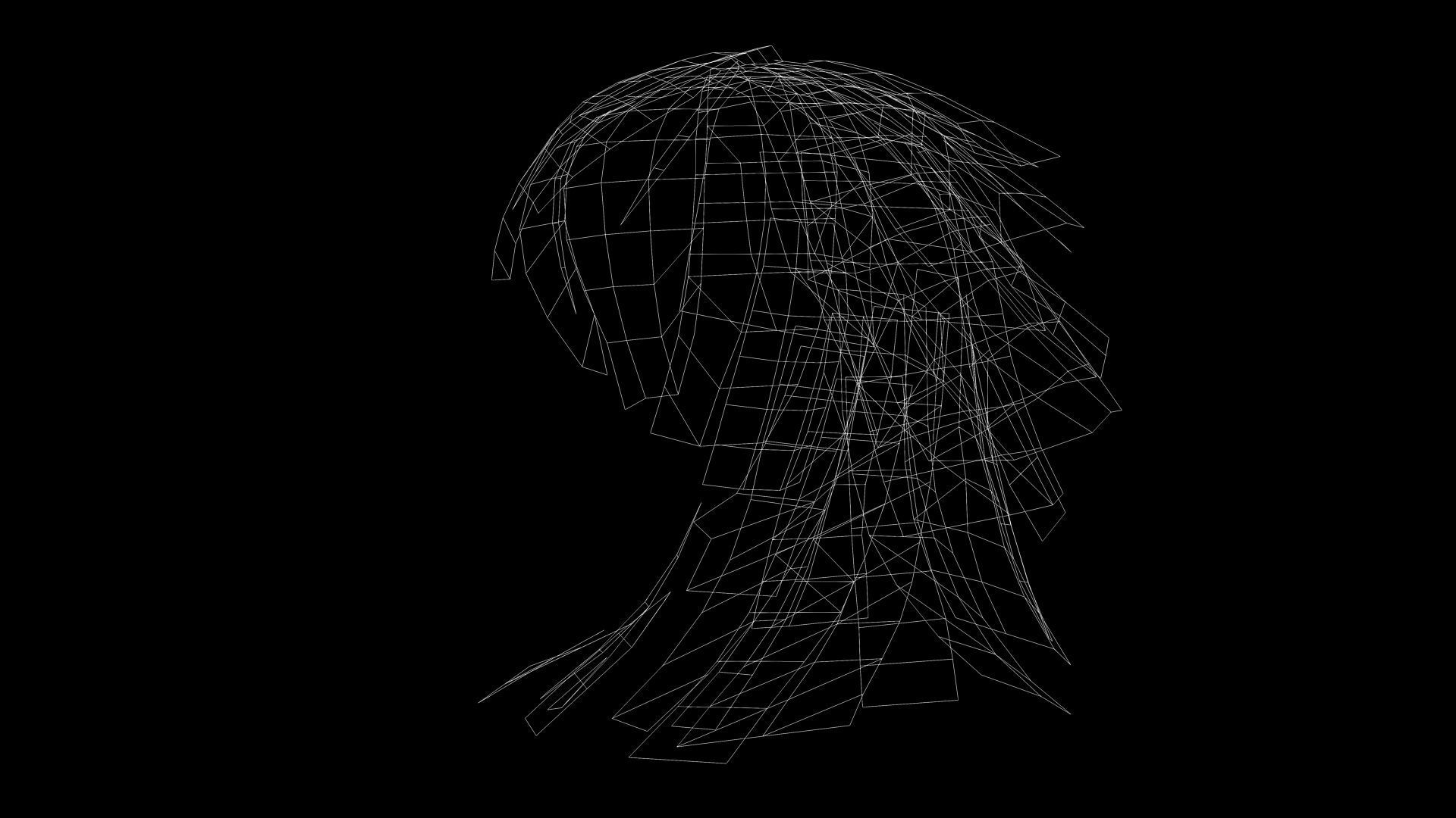 3D model Female Hair - Emo Hair Cut VR / AR / low-poly | CGTrader