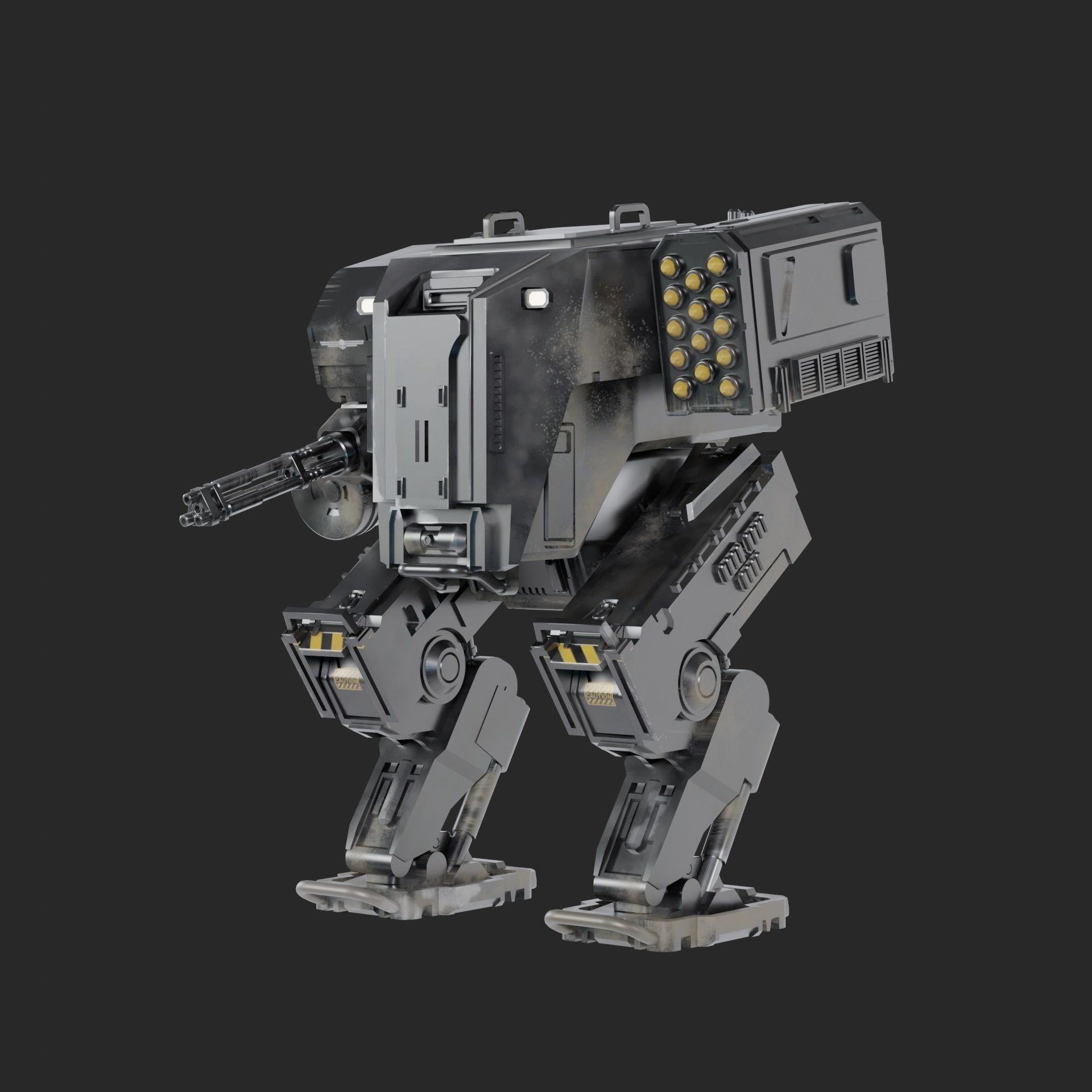 Helldivers 2 - EXO-45 Patriot Exosuit Mech 3D model 3D printable | CGTrader