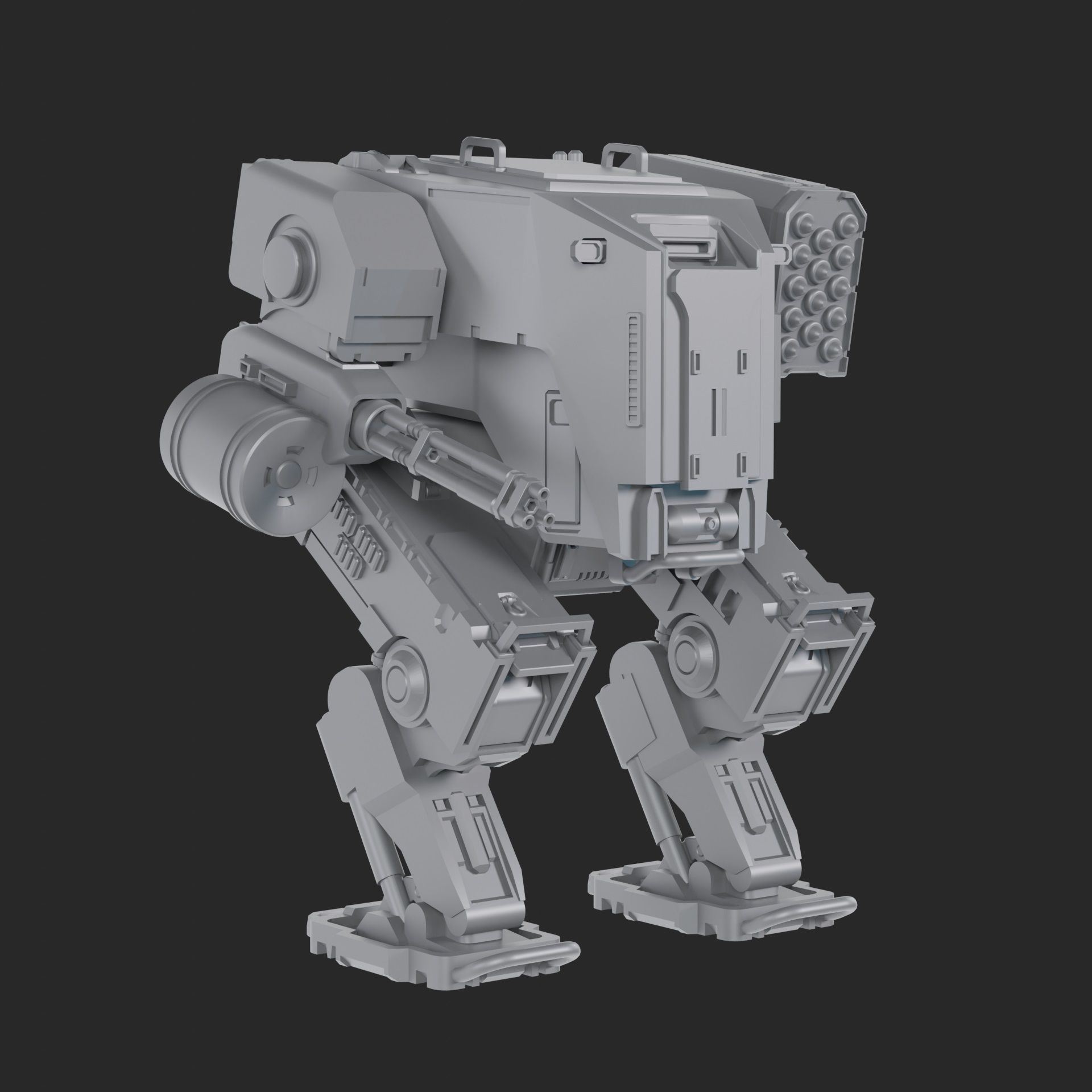 Helldivers 2 - EXO-45 Patriot Exosuit Mech 3D model 3D printable | CGTrader
