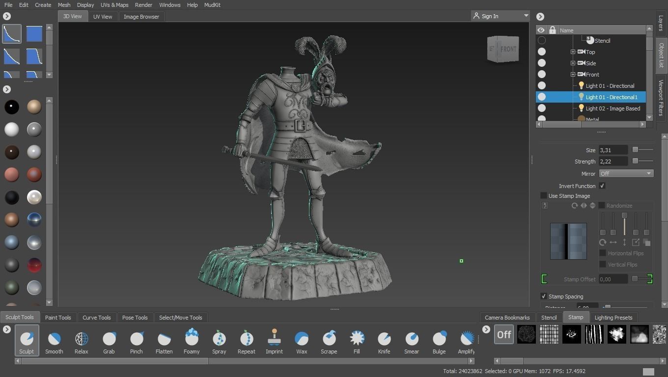 Haunted Mansion The Beheaded Knight 3D Printable Sculpt 3D model 3D ...