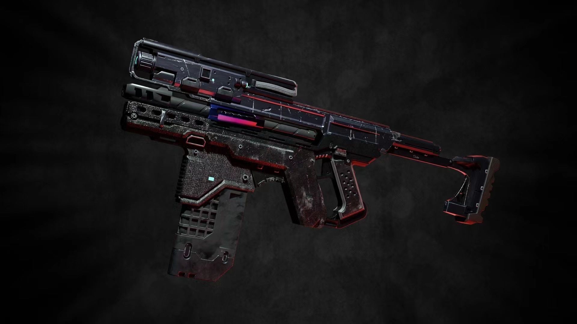 futuristic firearms 3D model | CGTrader