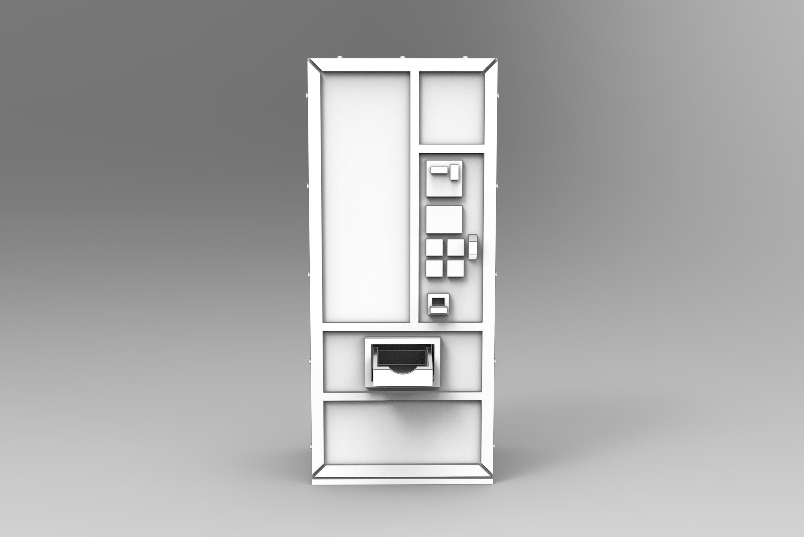 1-18 SCALE PEPSI VENDING MACHINE MODEL KIT 3D model 3D printable | CGTrader