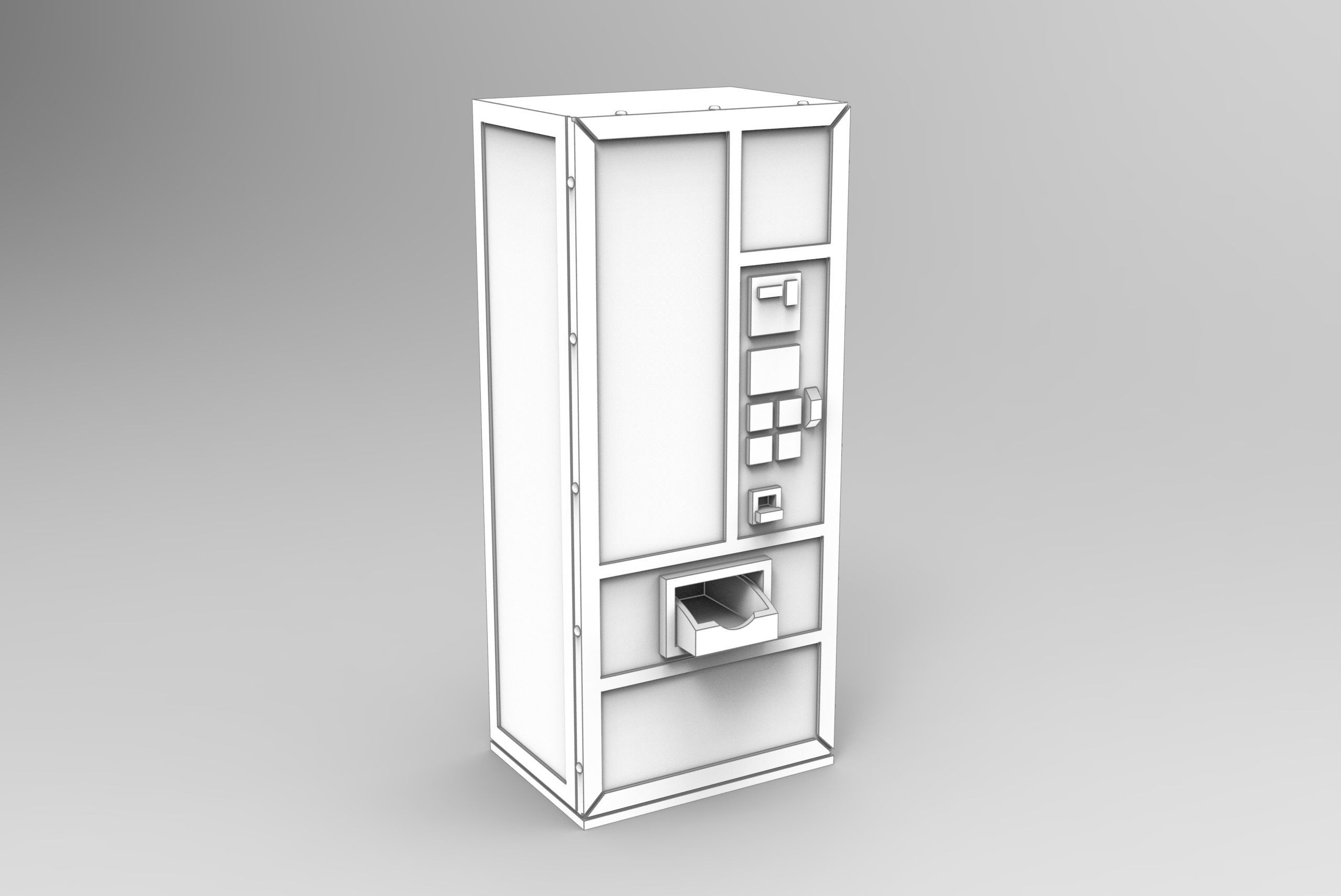 1-18 SCALE PEPSI VENDING MACHINE MODEL KIT 3D model 3D printable | CGTrader