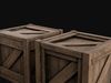 FREE Low-Poly Wood Crates free VR / AR / low-poly 3D model | CGTrader