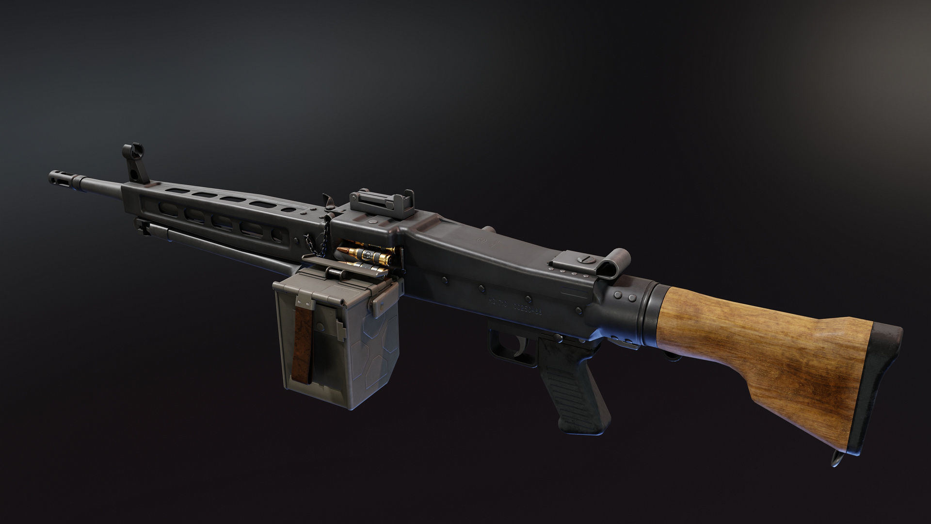 3D model Sig MG710 VR / AR / low-poly | CGTrader