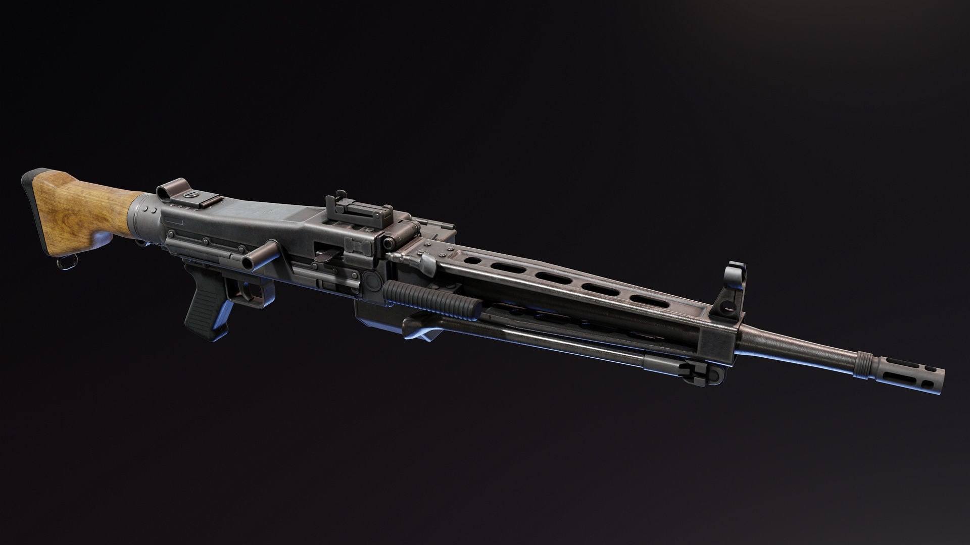 3D model Sig MG710 VR / AR / low-poly | CGTrader