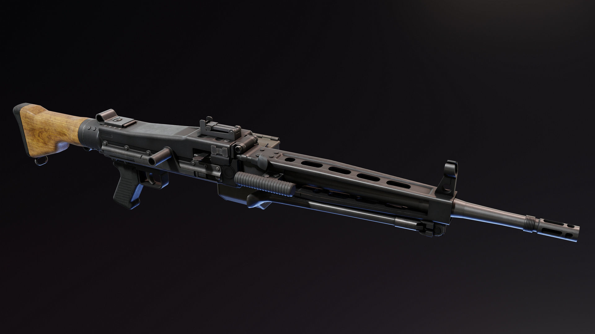 3D model Sig MG710 VR / AR / low-poly | CGTrader