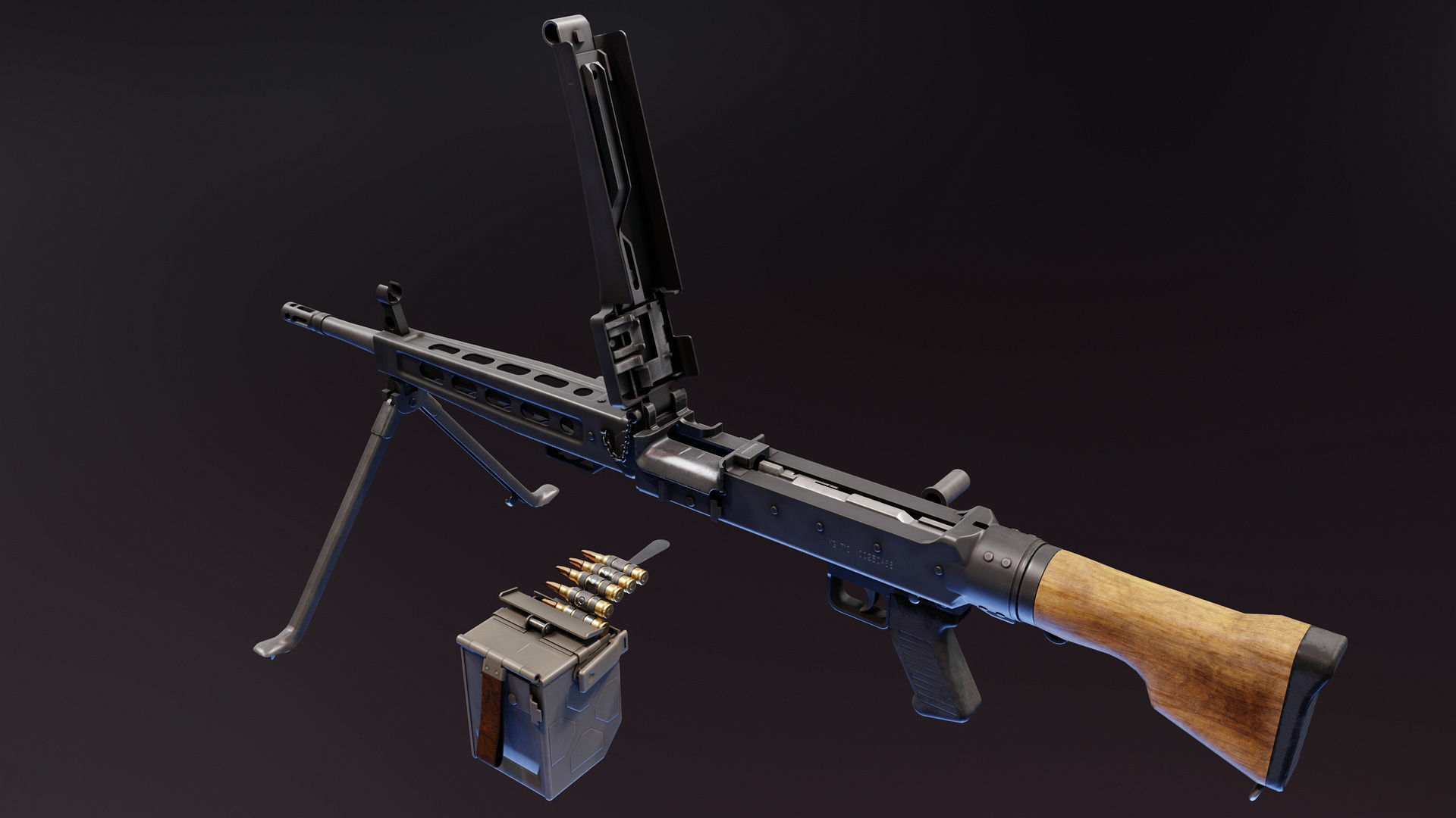 3D model Sig MG710 VR / AR / low-poly | CGTrader