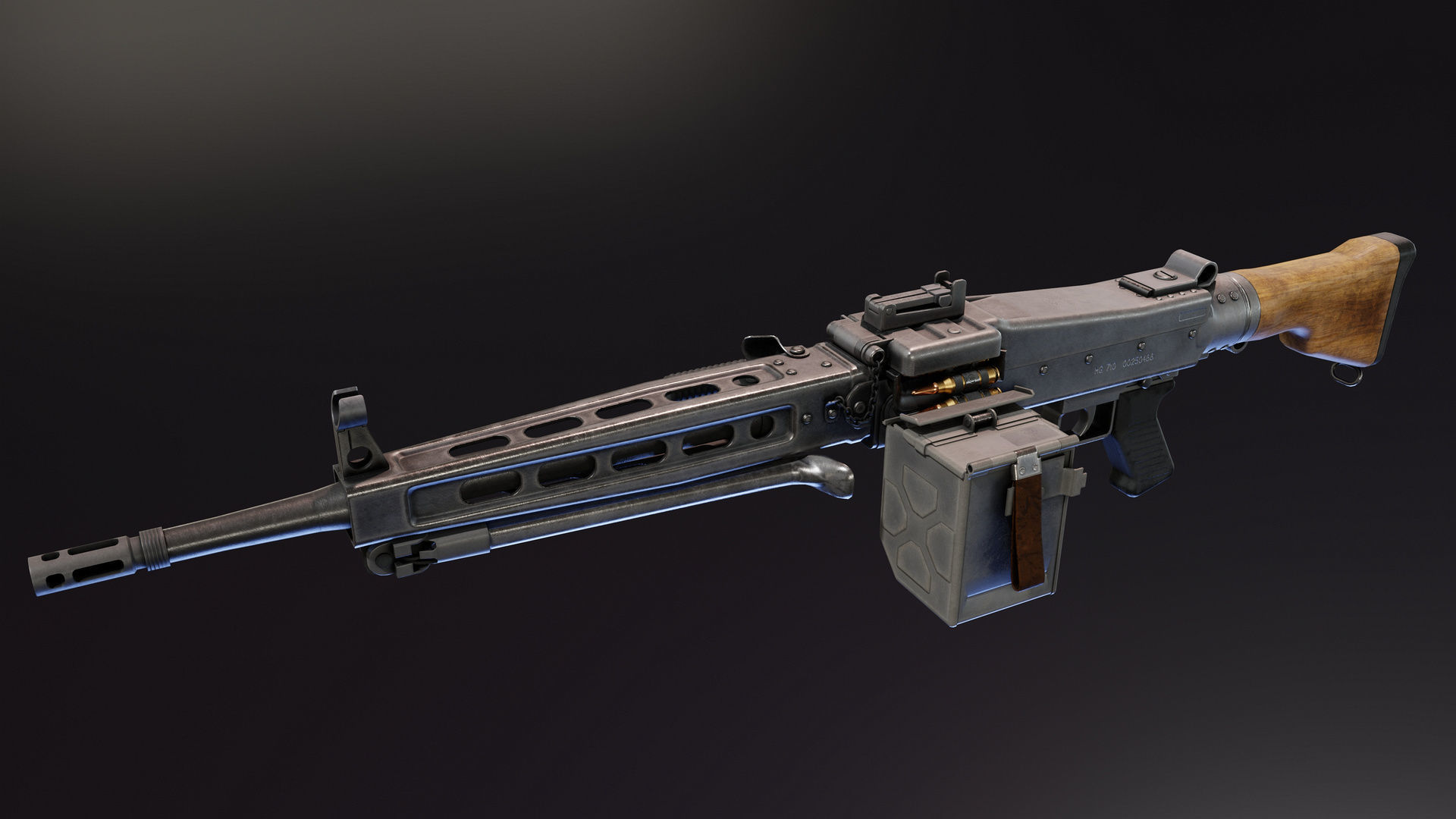 3D model Sig MG710 VR / AR / low-poly | CGTrader