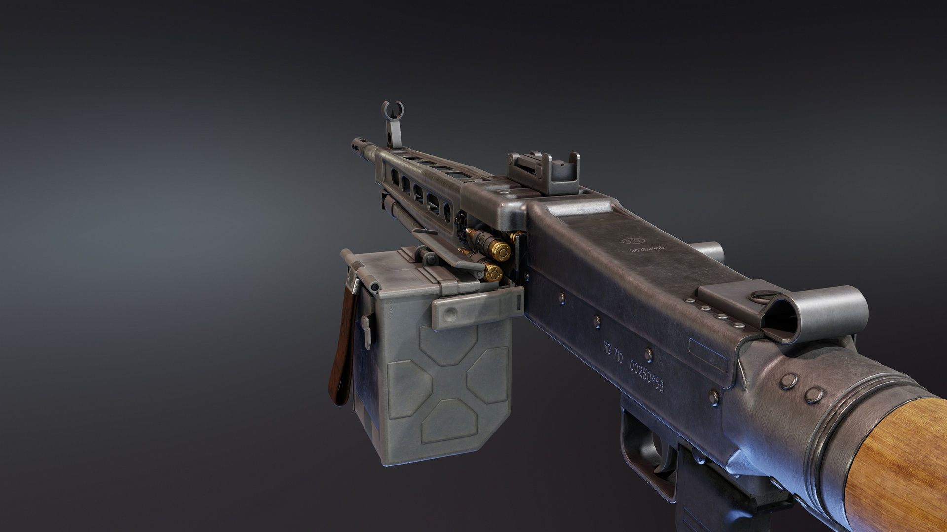 3D model Sig MG710 VR / AR / low-poly | CGTrader