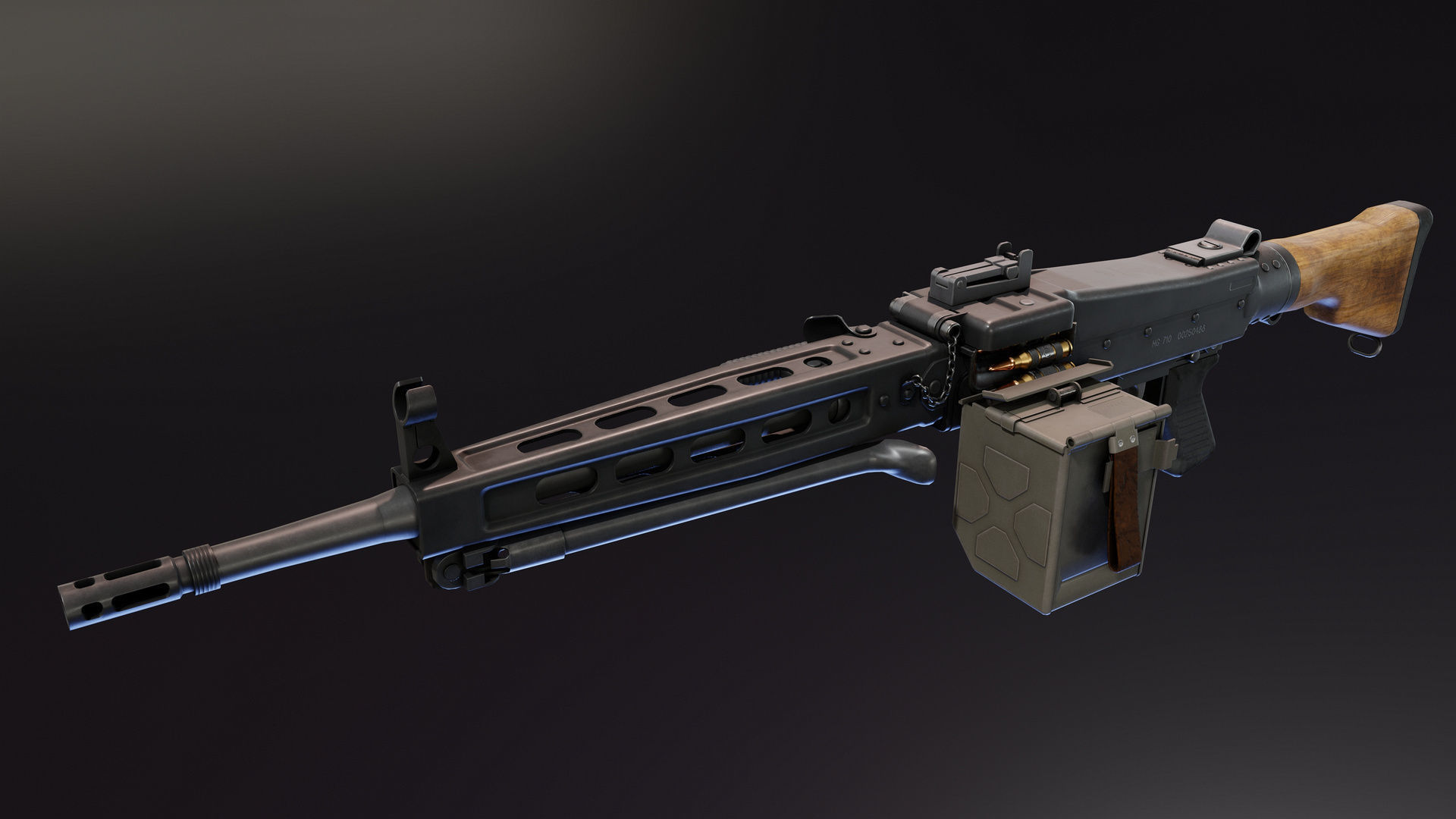 3D model Sig MG710 VR / AR / low-poly | CGTrader
