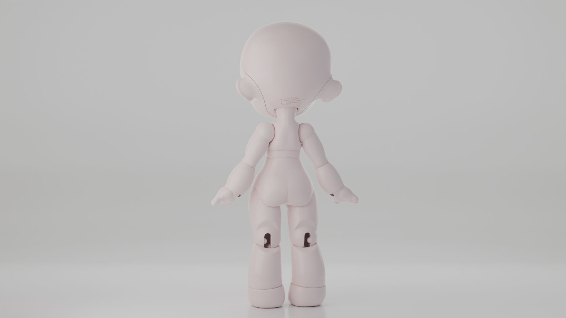 BJD Doll Girl Beta Ball Joint Doll 3D Printed Model 3D model 3D ...