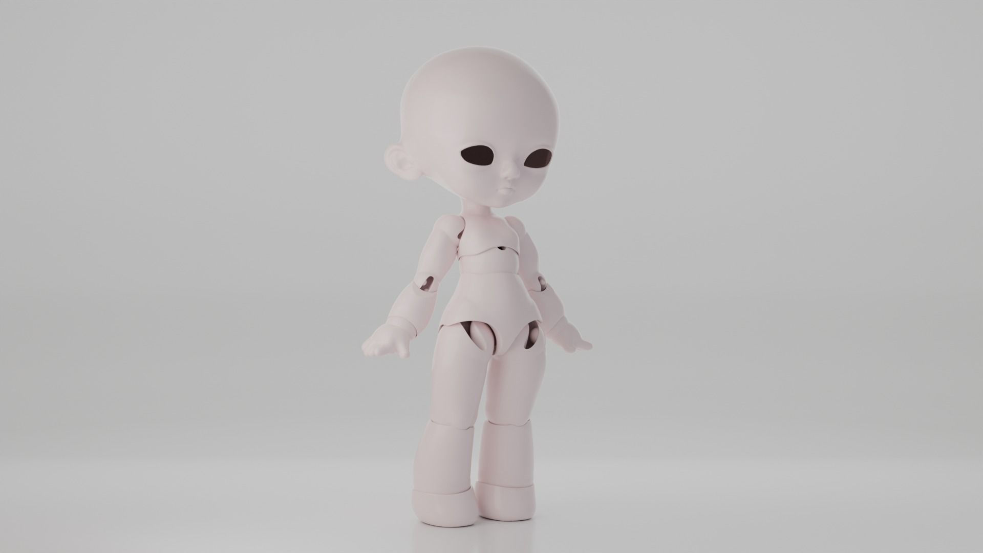 BJD Doll Girl Beta Ball Joint Doll 3D Printed Model 3D model 3D printable | CGTrader