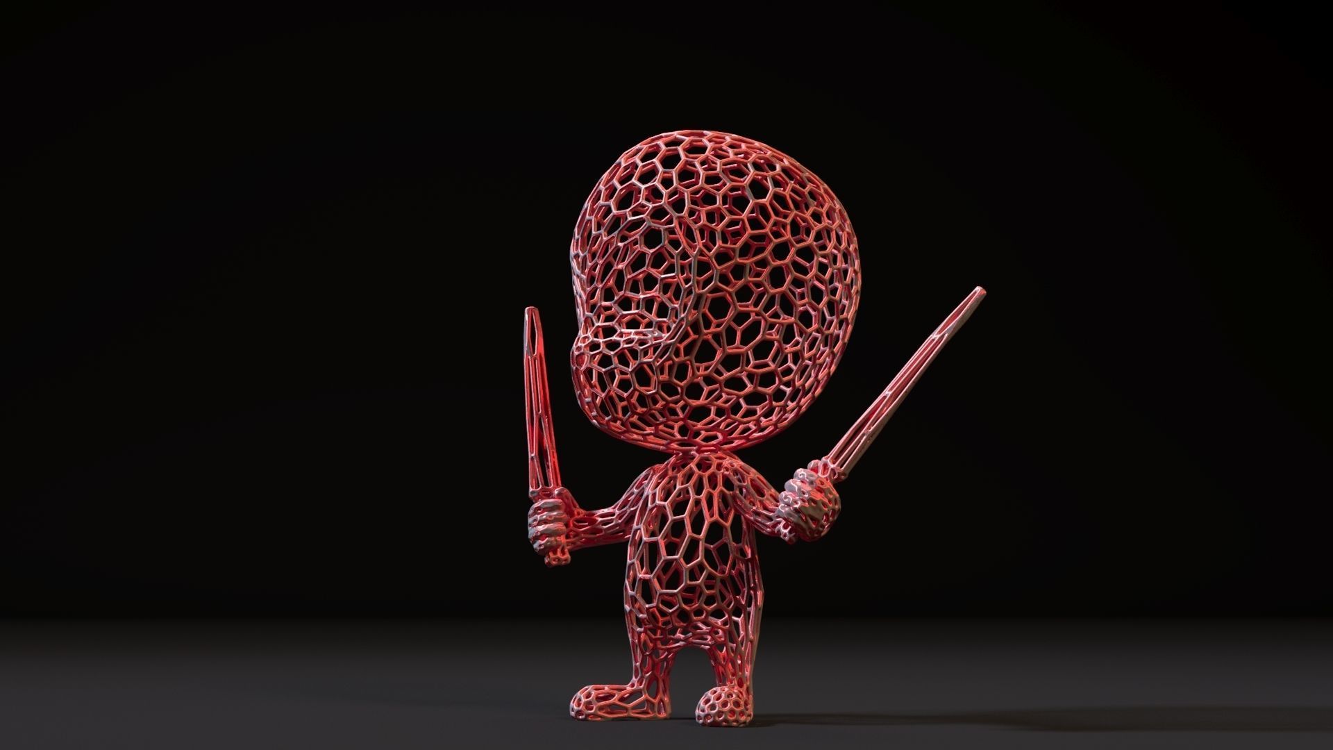 Baby Deadpool 3D model 3D printable | CGTrader