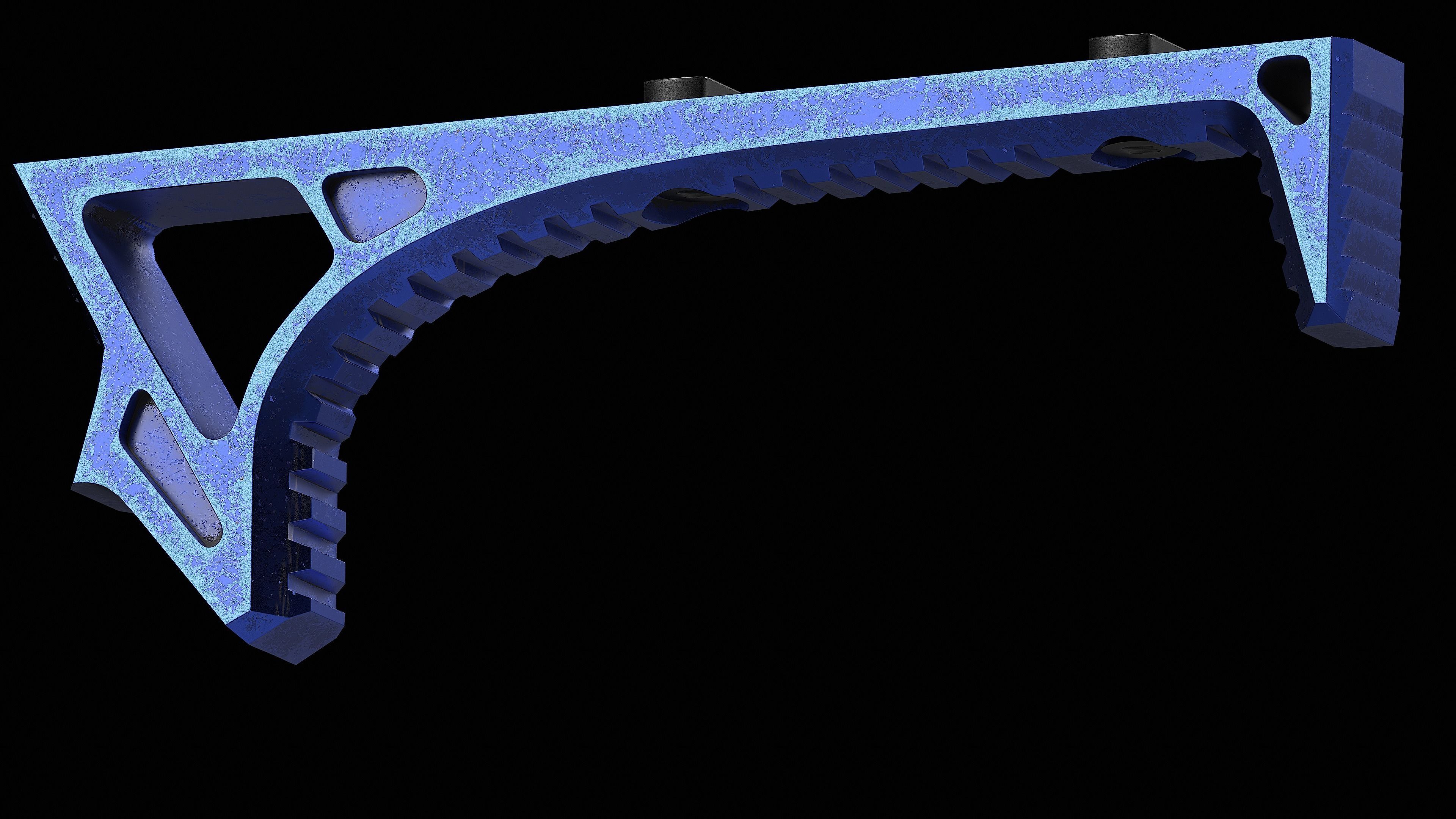 3D model MLOK LINK Curved Foregrip VR / AR / low-poly | CGTrader