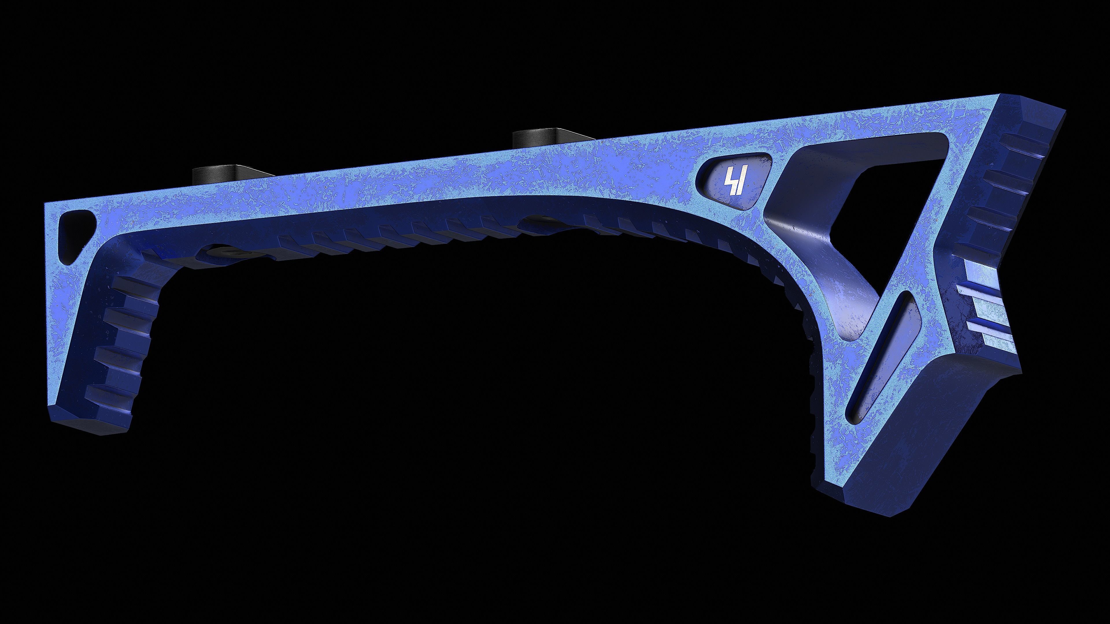 3D model MLOK LINK Curved Foregrip VR / AR / low-poly | CGTrader