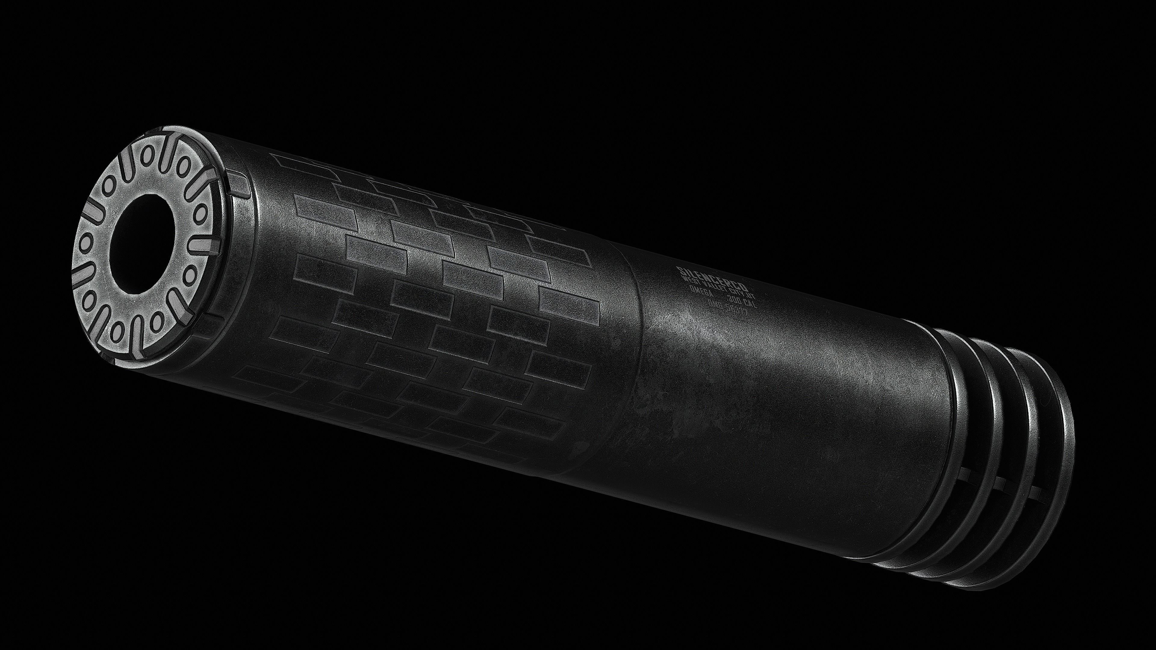 3D model SilencerCo Omega 300 VR / AR / low-poly | CGTrader