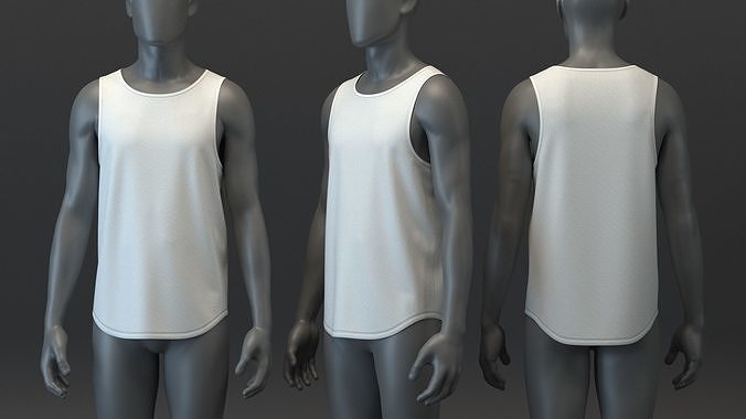 Mesh Muscle Tee 3D model | CGTrader